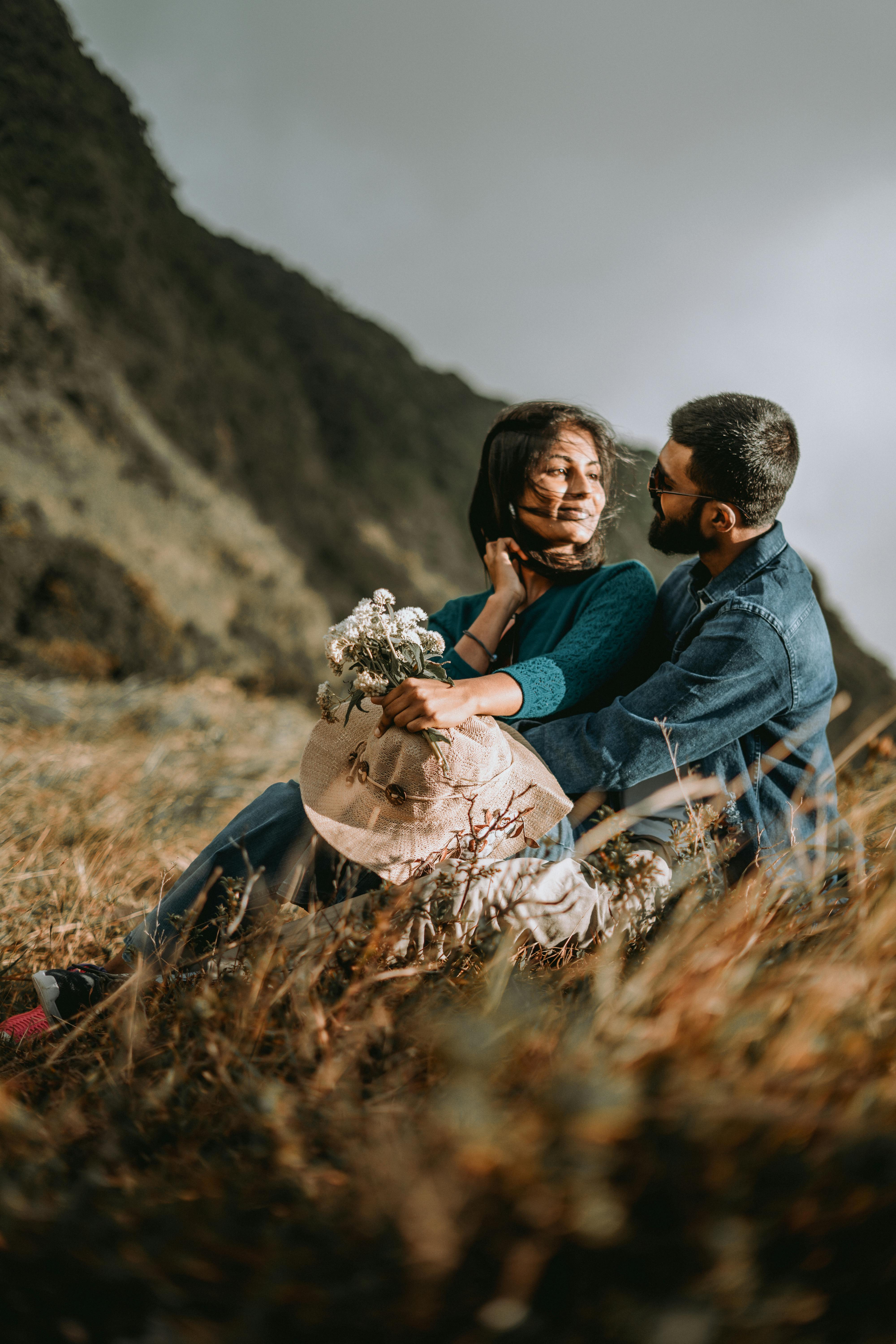 Sweet Couple In Loveing Moment · Free Stock Photo