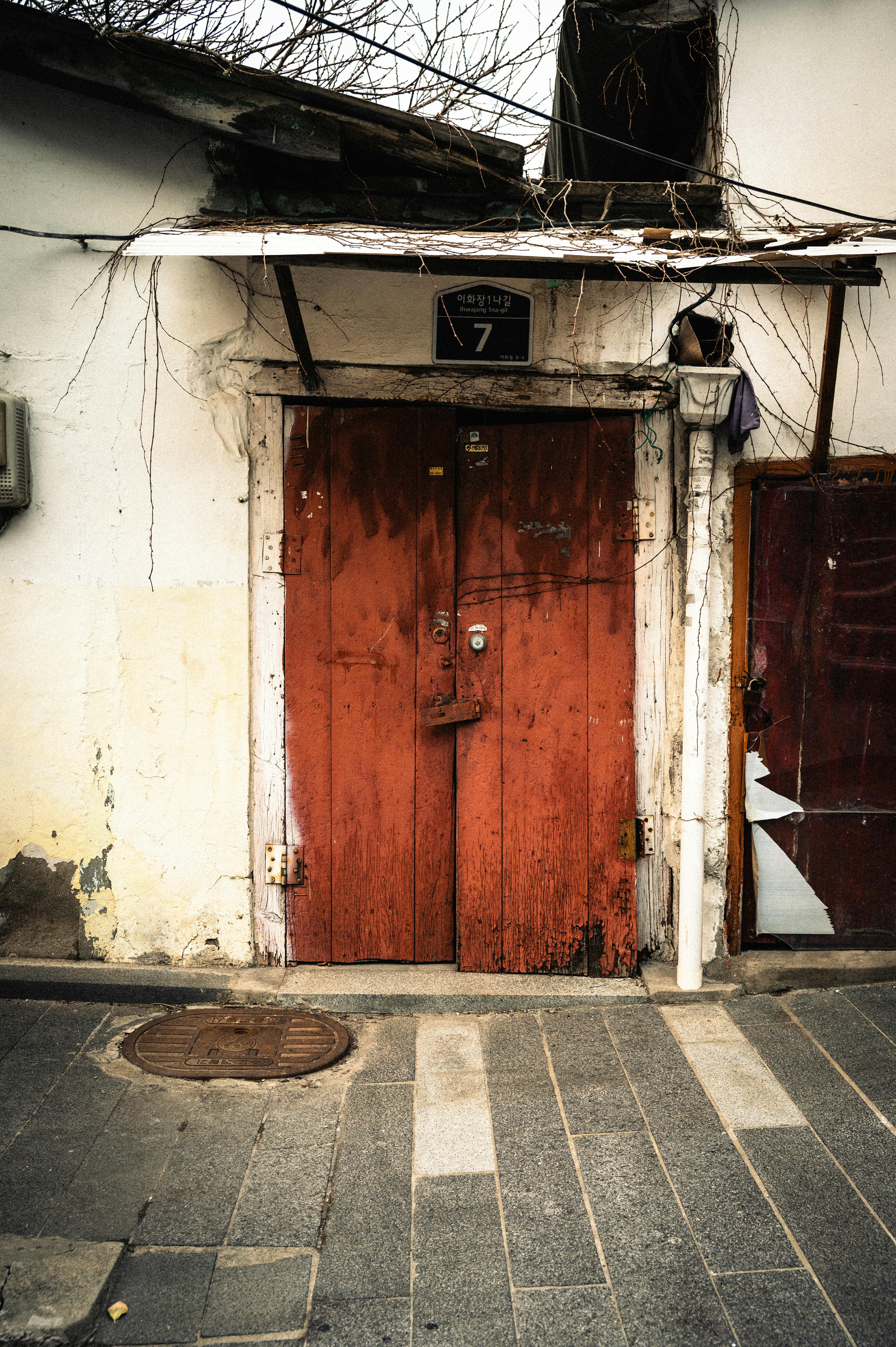 Weathered Wooden Door · Free Stock Photo