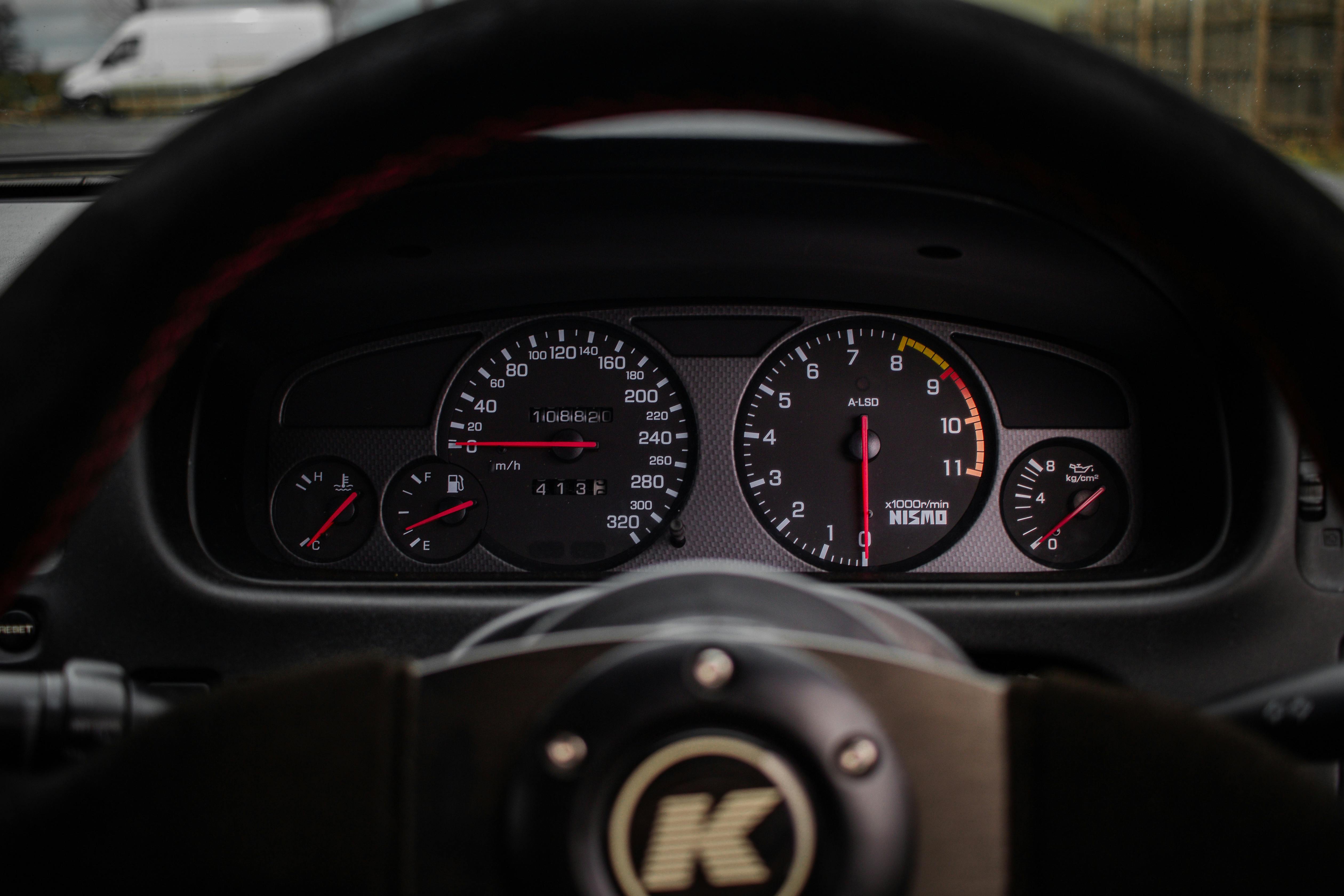 Black Analog Car Speedometer · Free Stock Photo