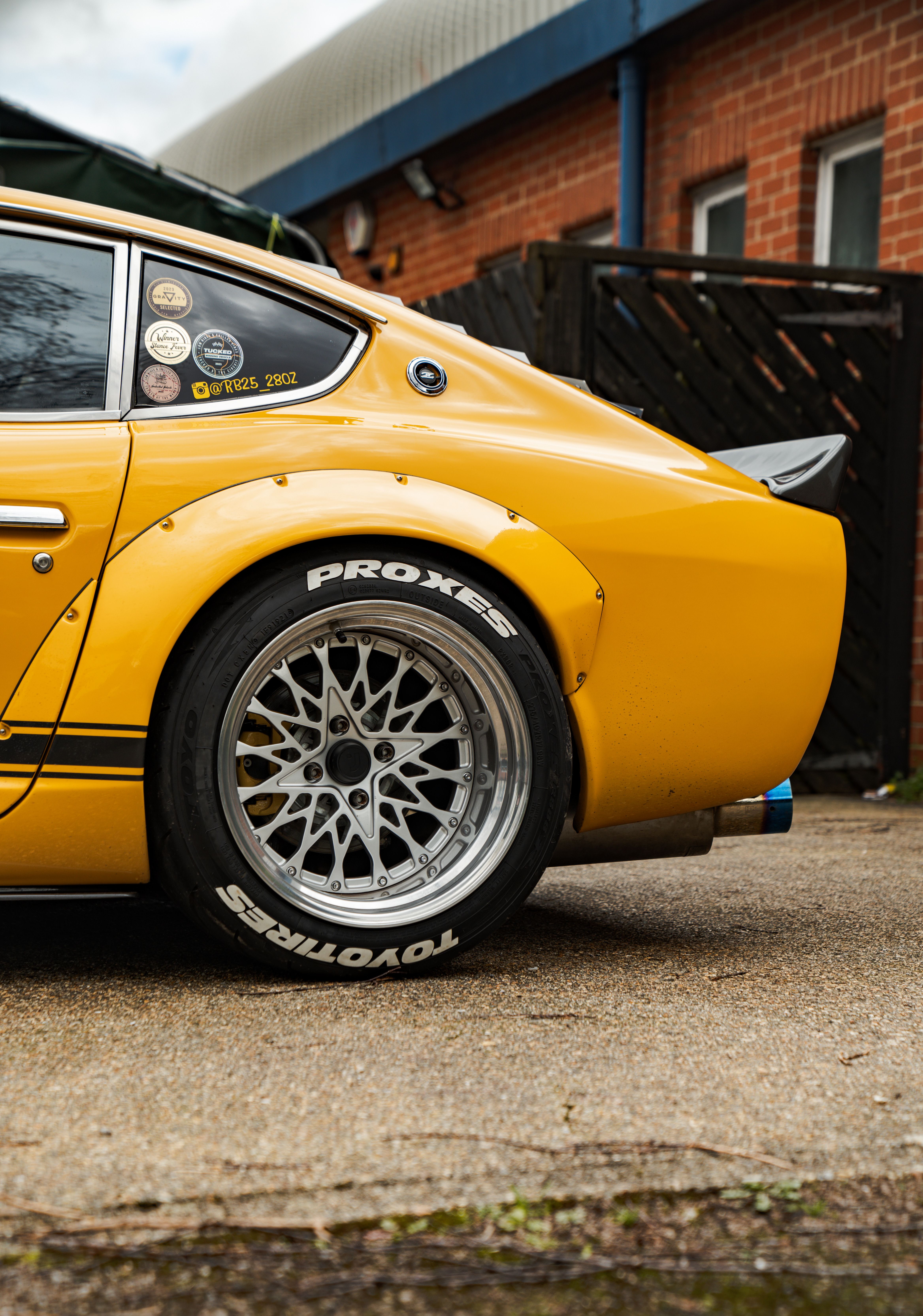 Back of Yellow Sports Car · Free Stock Photo