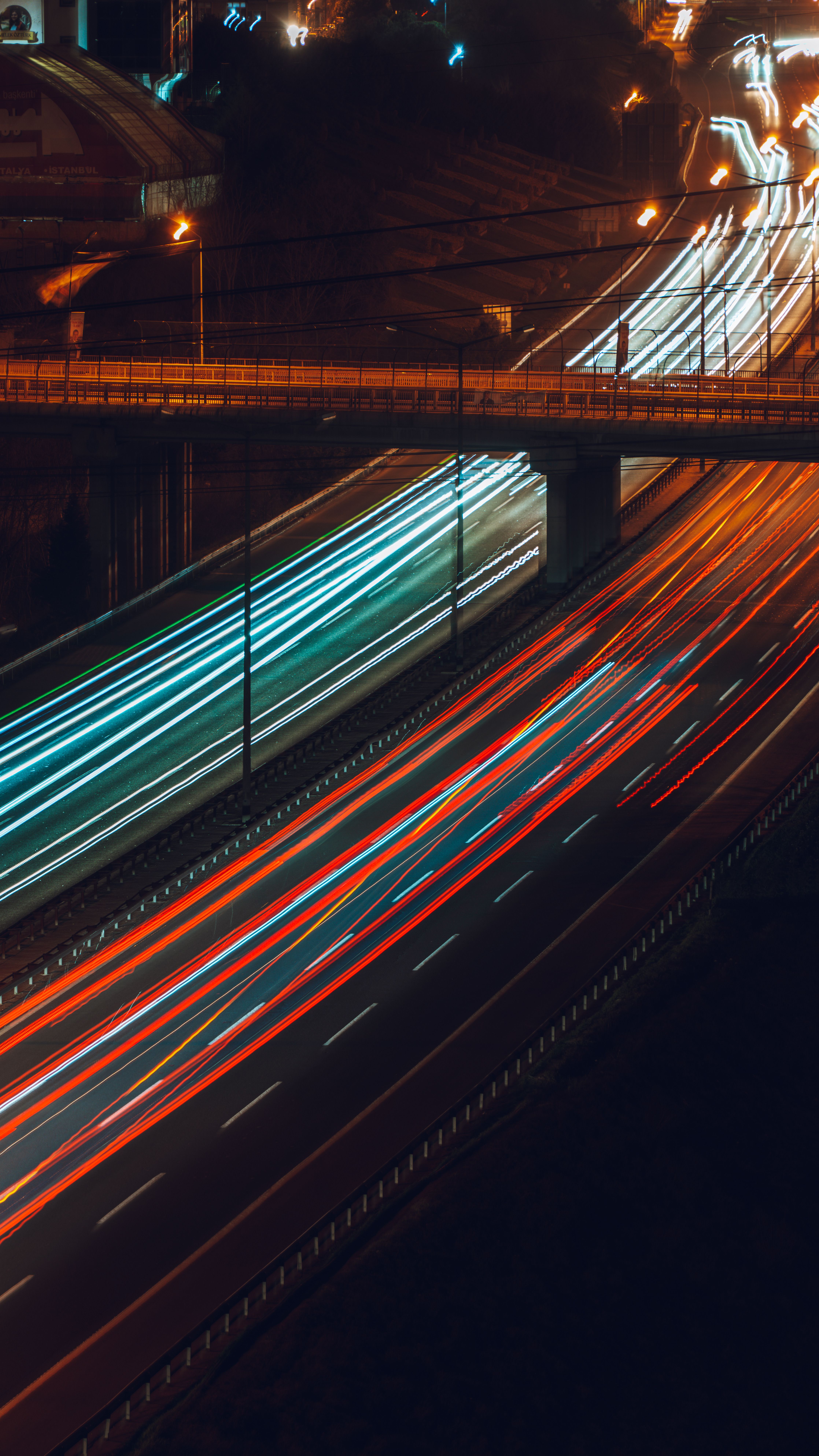 Time-lapse of Highway Traffic at Night · Free Stock Photo