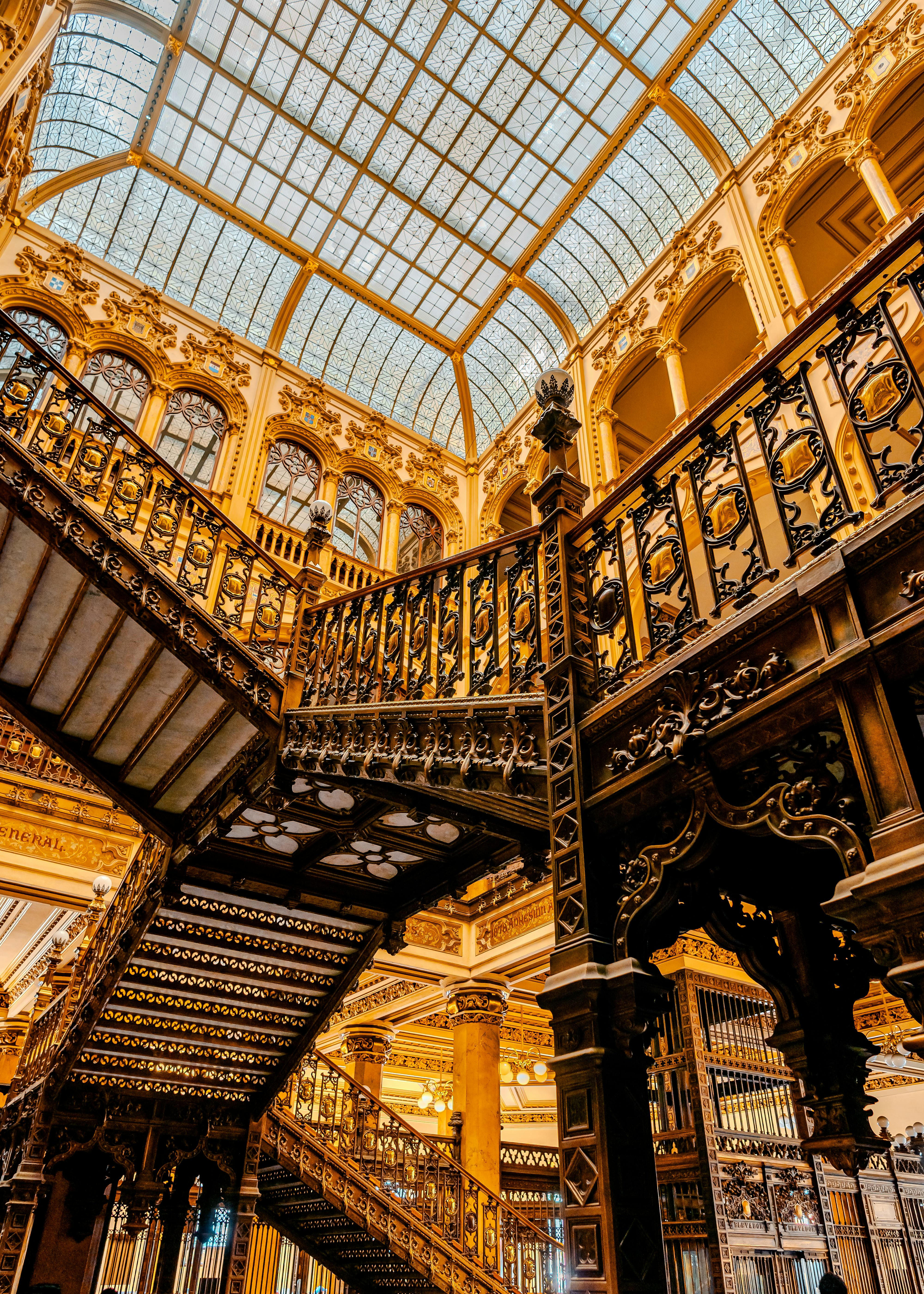 Ornamented Interior of Palacio Postal in Mexico City · Free Stock Photo