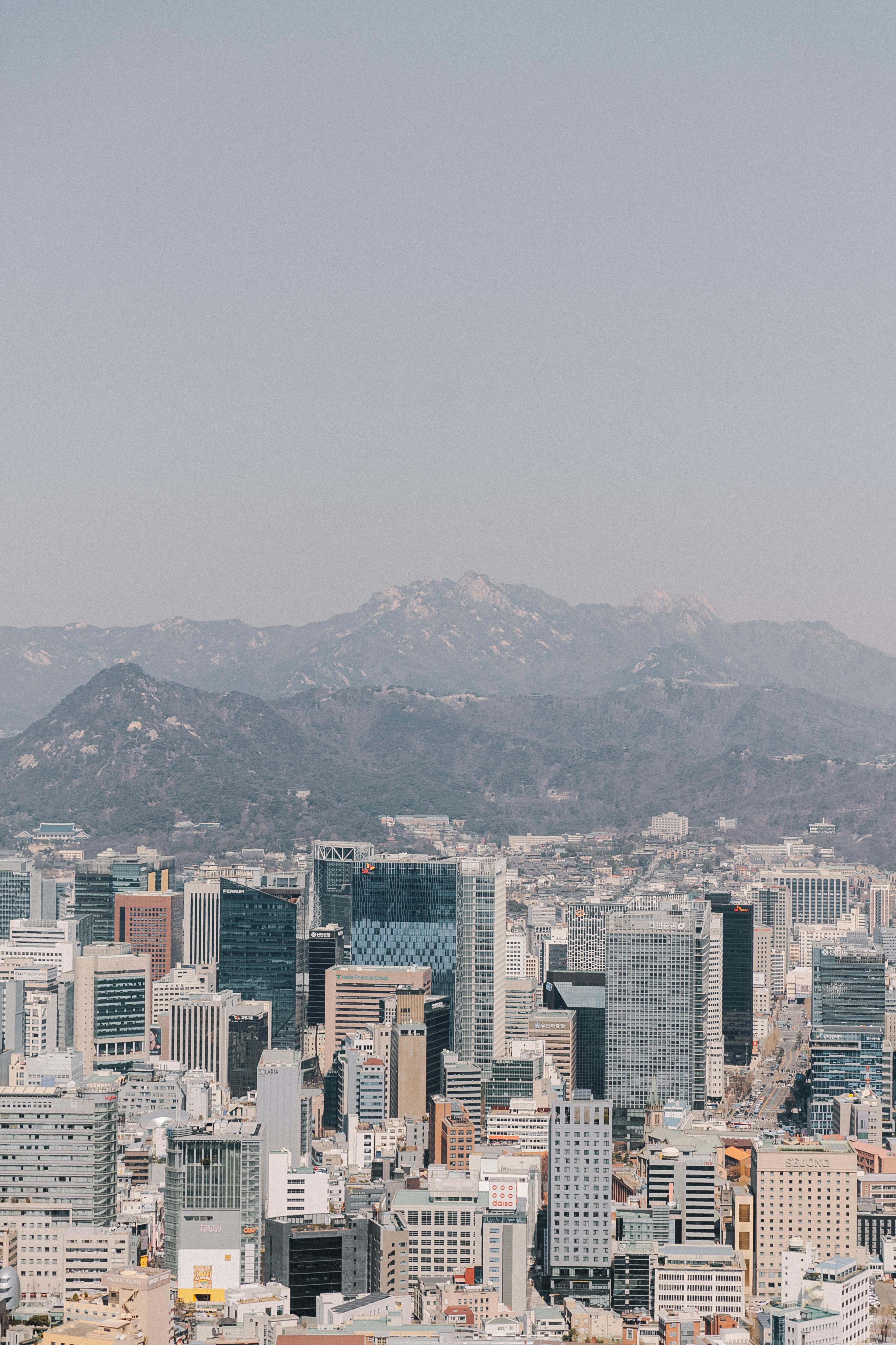 Birds Eye View of Seoul in South Korea · Free Stock Photo