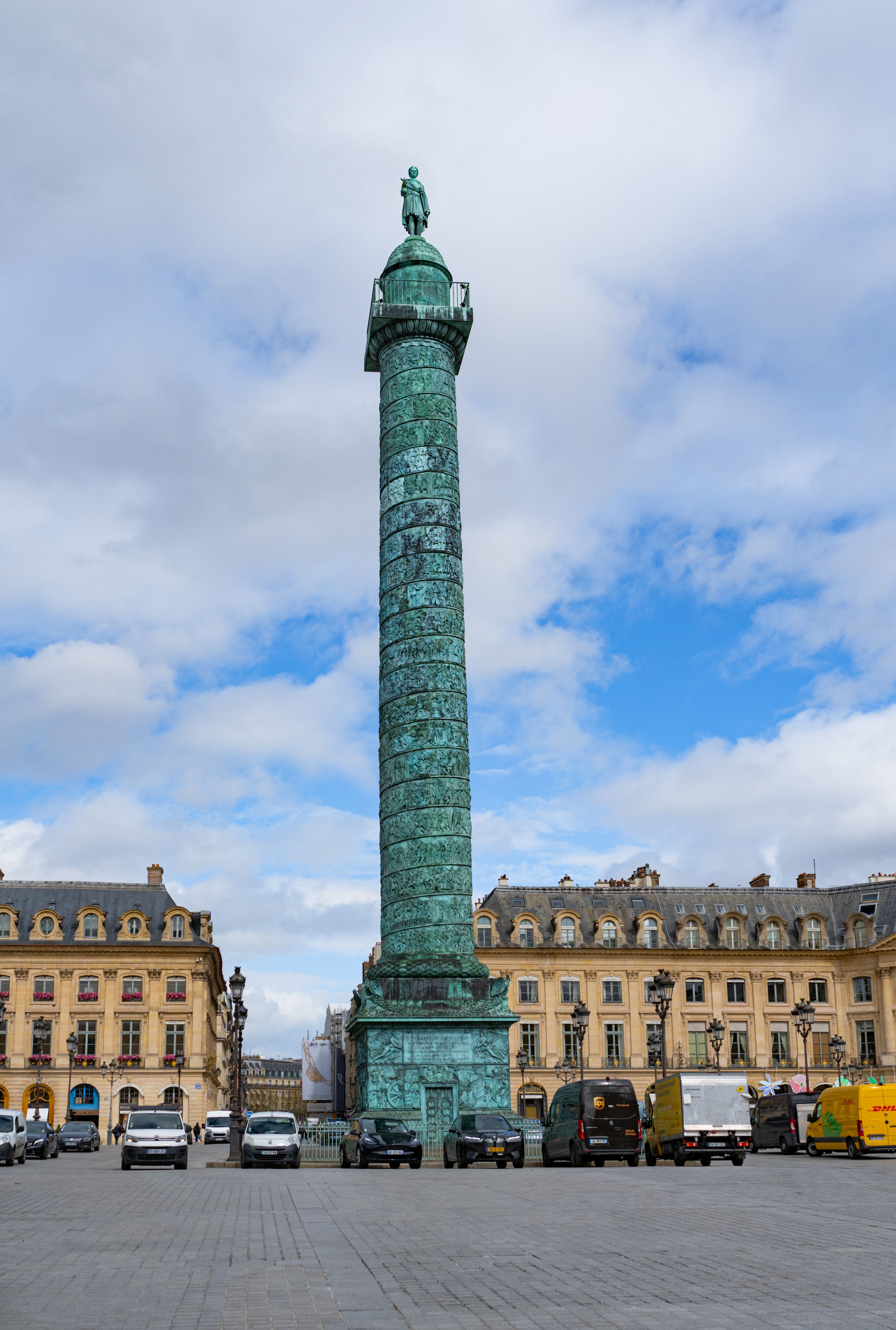 The Vendome Column on Place Vendome in Paris in France · Free Stock Photo