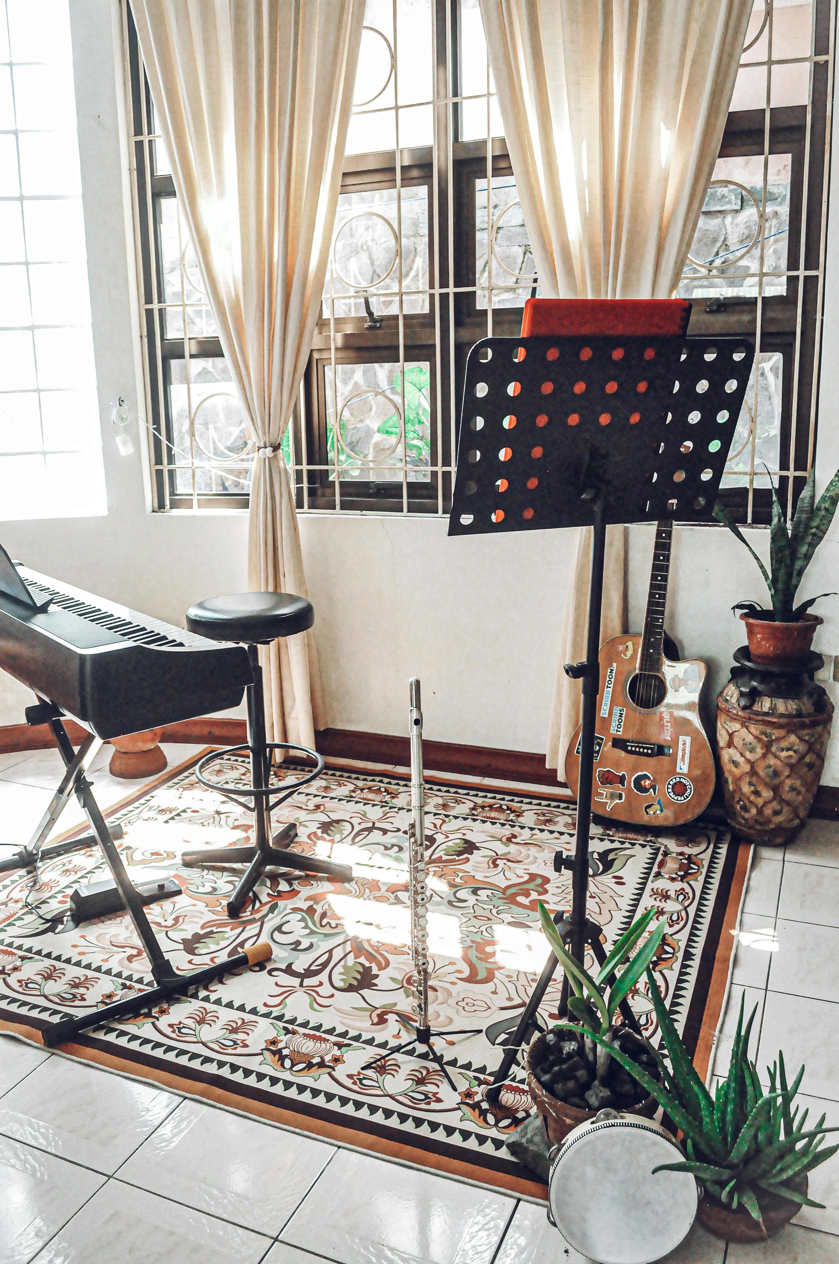 A Room with Musical Instruments · Free Stock Photo