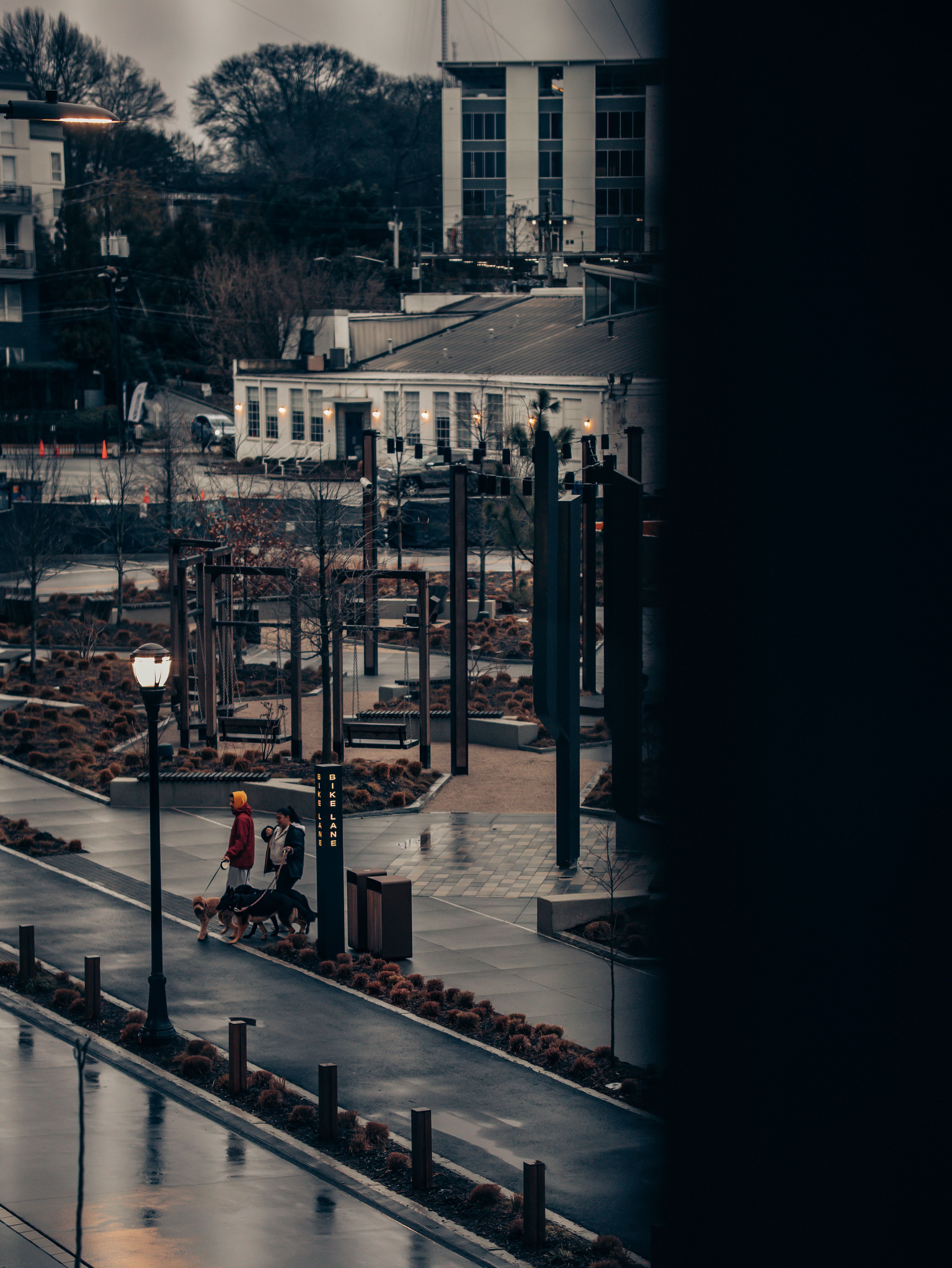 Rainy Street In downtown Atlanta · Free Stock Photo