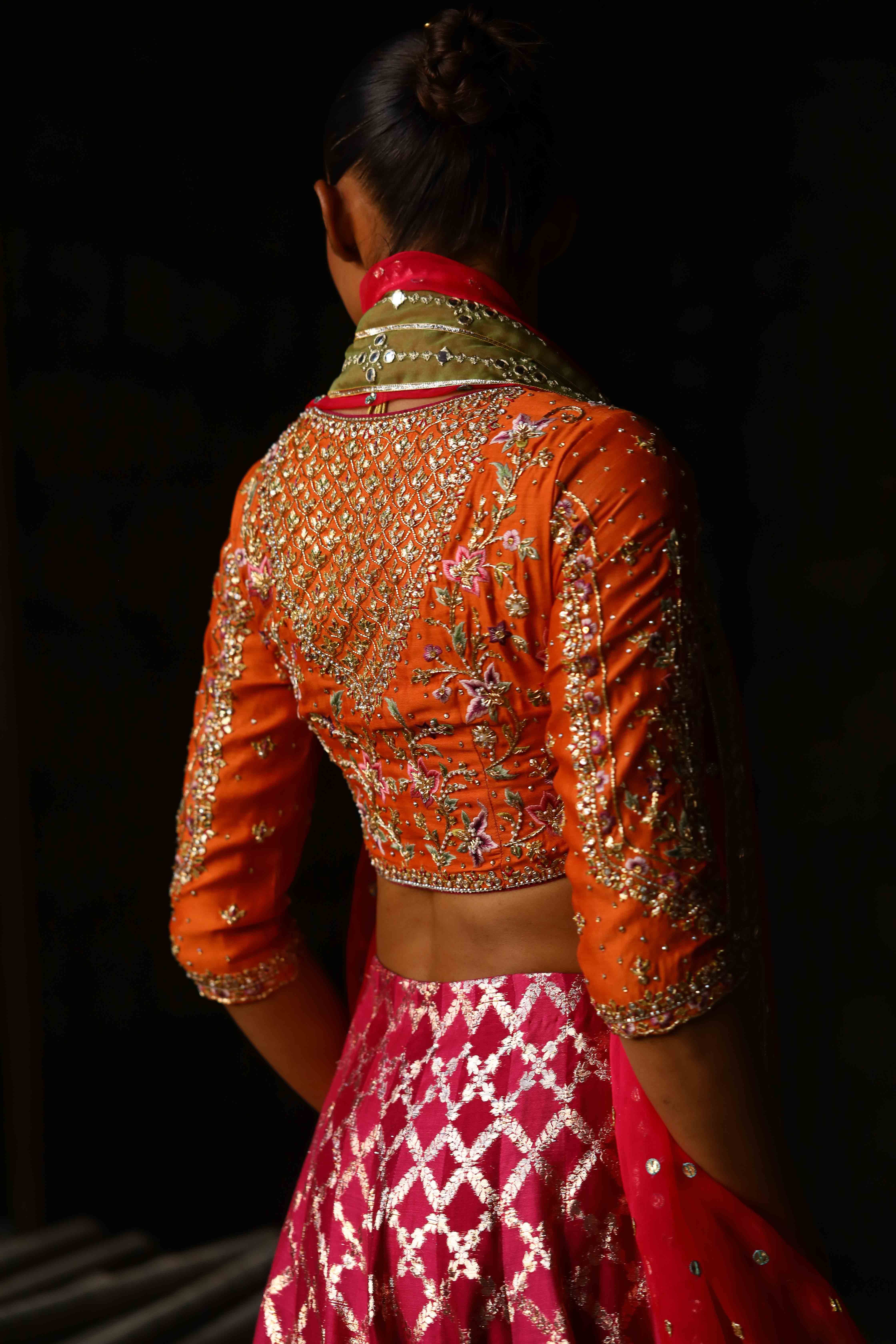 Back View of Woman in Traditional Clothing · Free Stock Photo