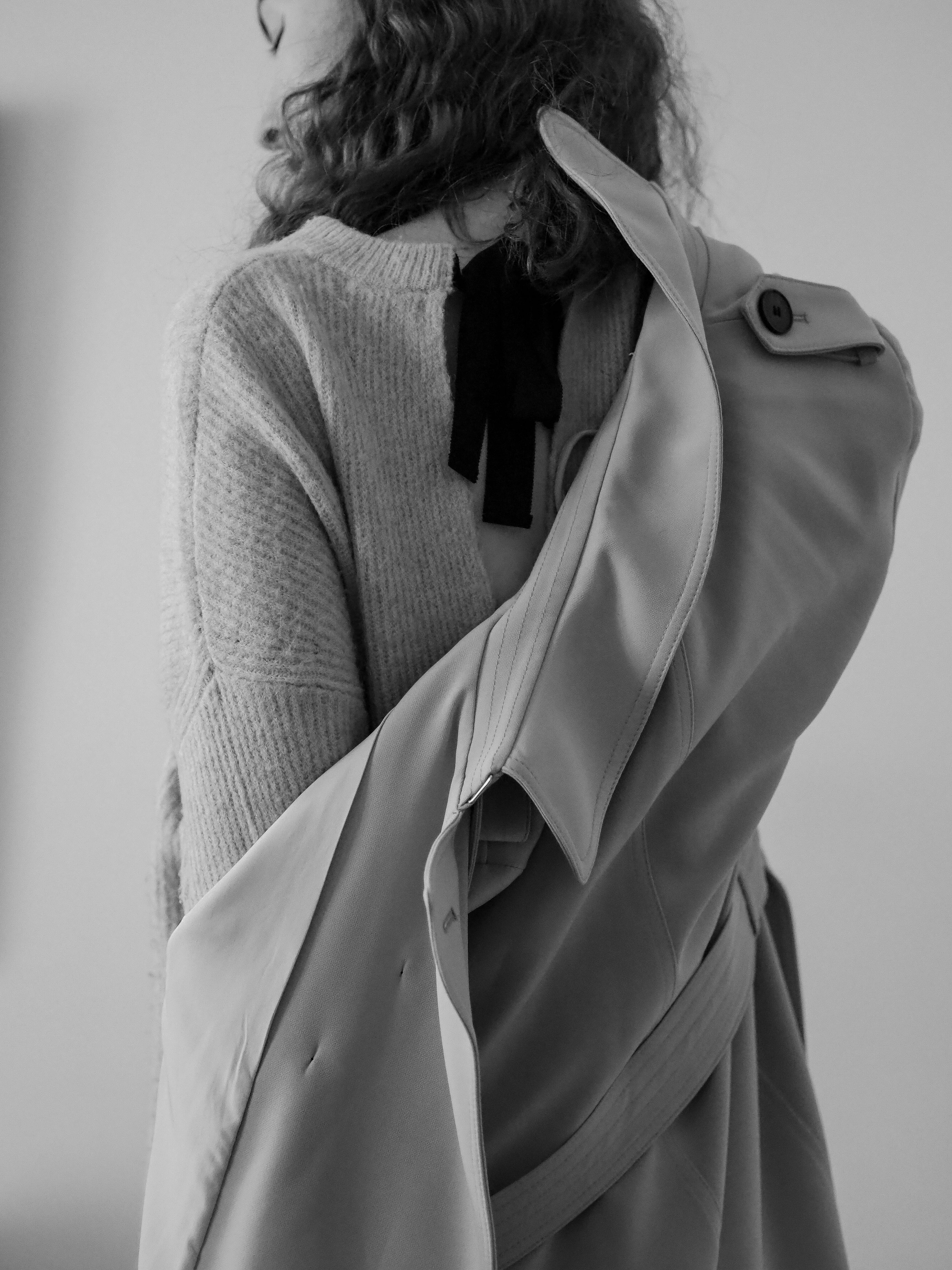 Back View of Woman in Coat · Free Stock Photo