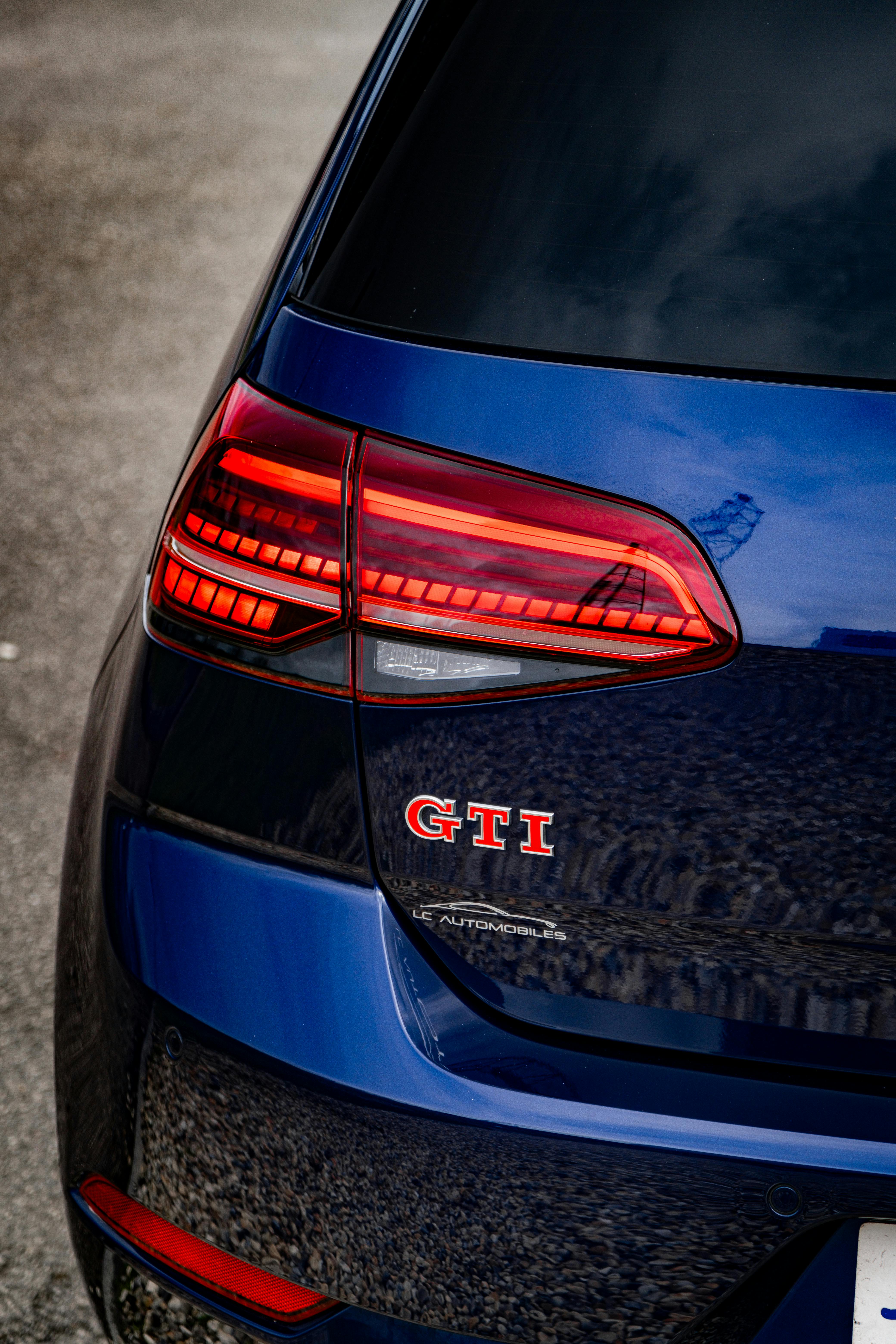 Close up of Back of Volskwagen Golf GTI · Free Stock Photo