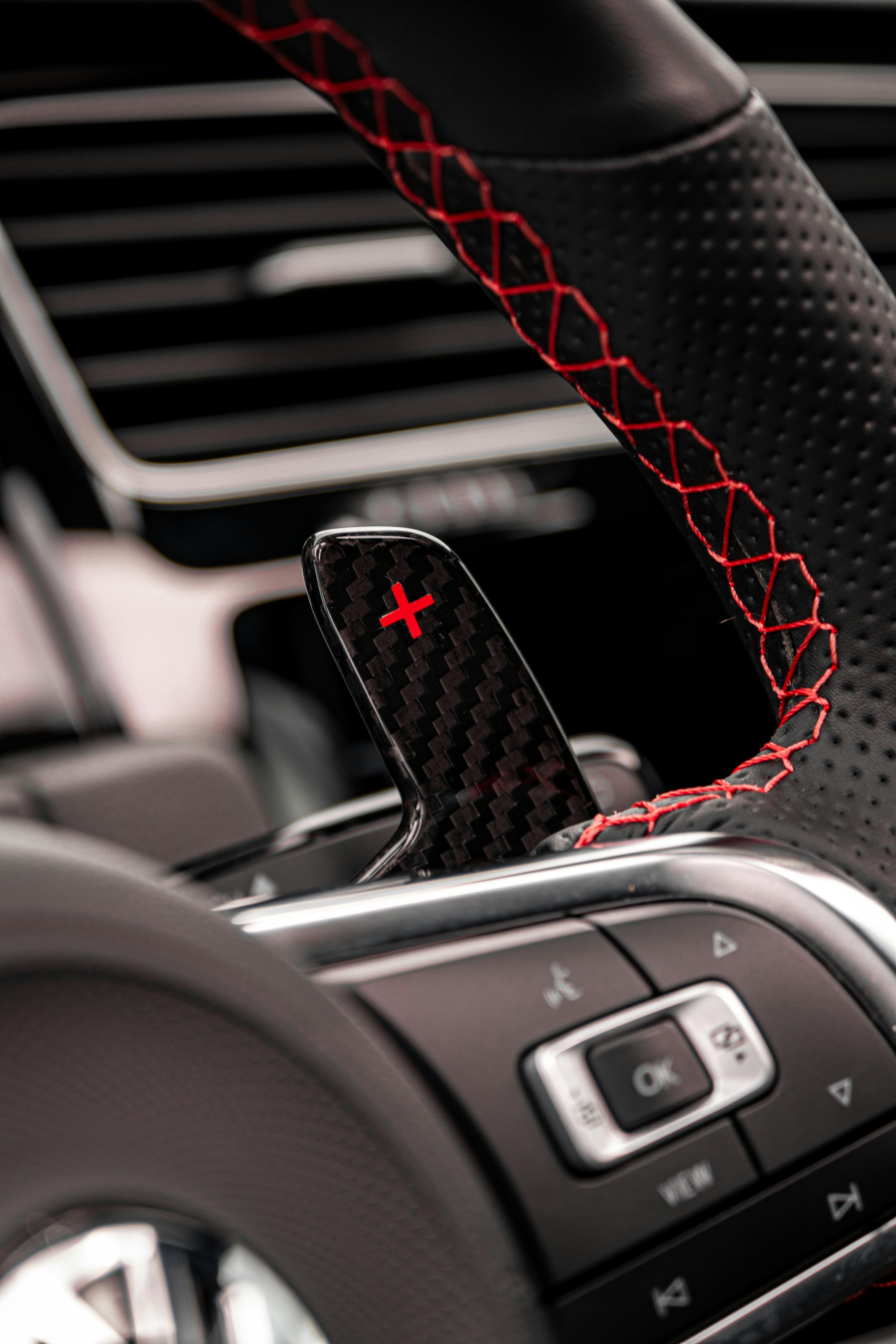 Steering Wheel of a Modern Car · Free Stock Photo