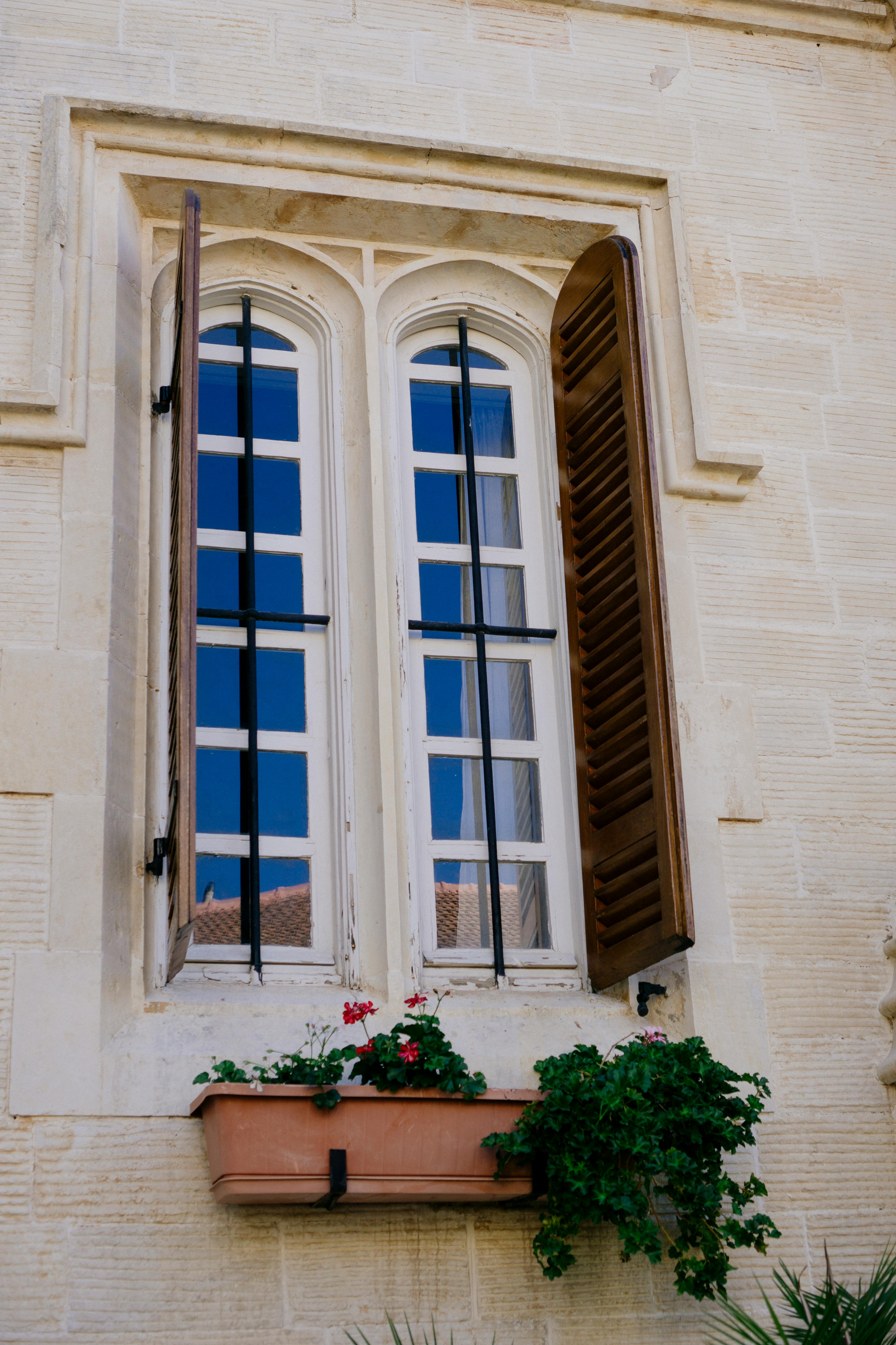 Window with Wooden Shutters · Free Stock Photo