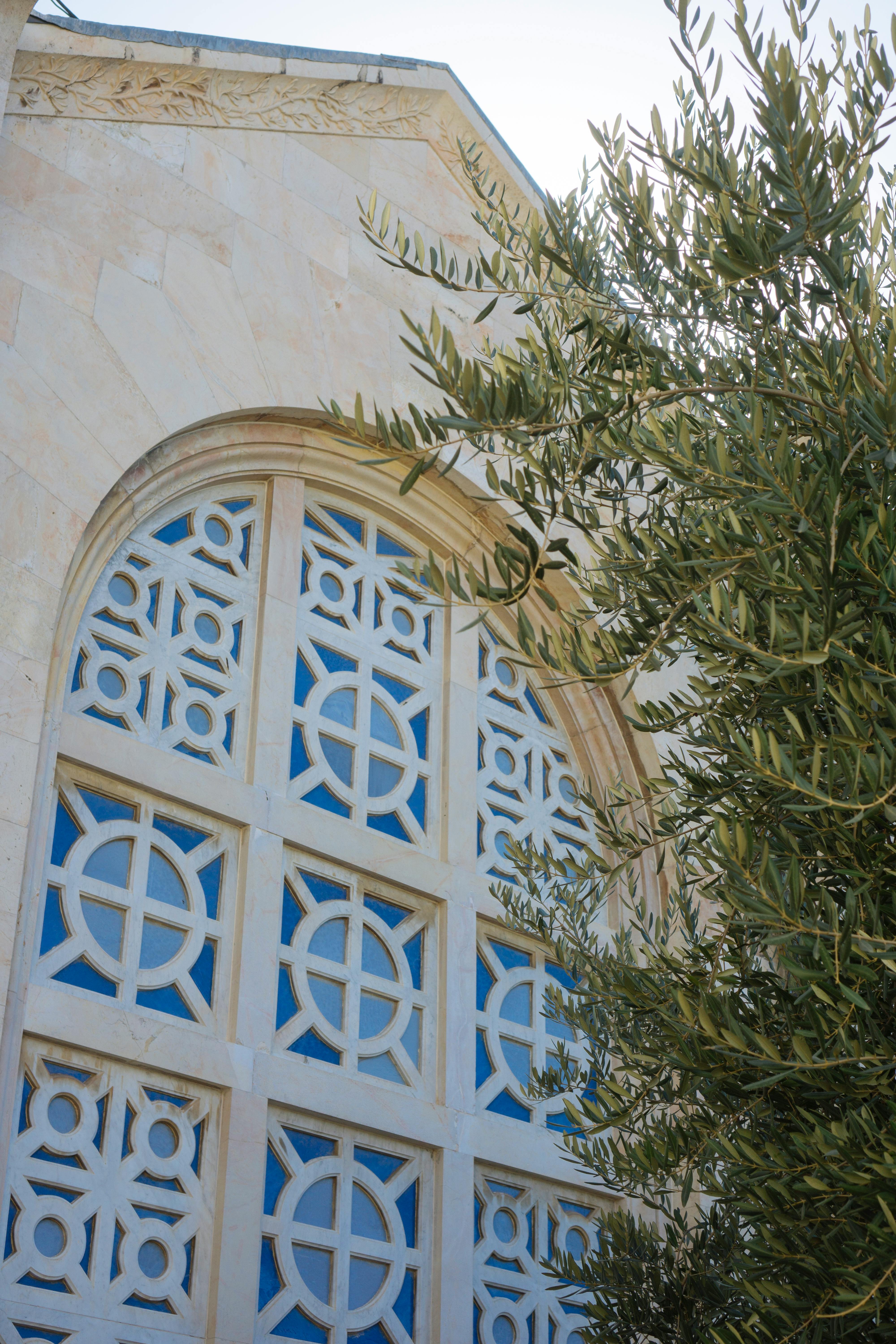 Window of Church of All Nations in Jerusalem · Free Stock Photo