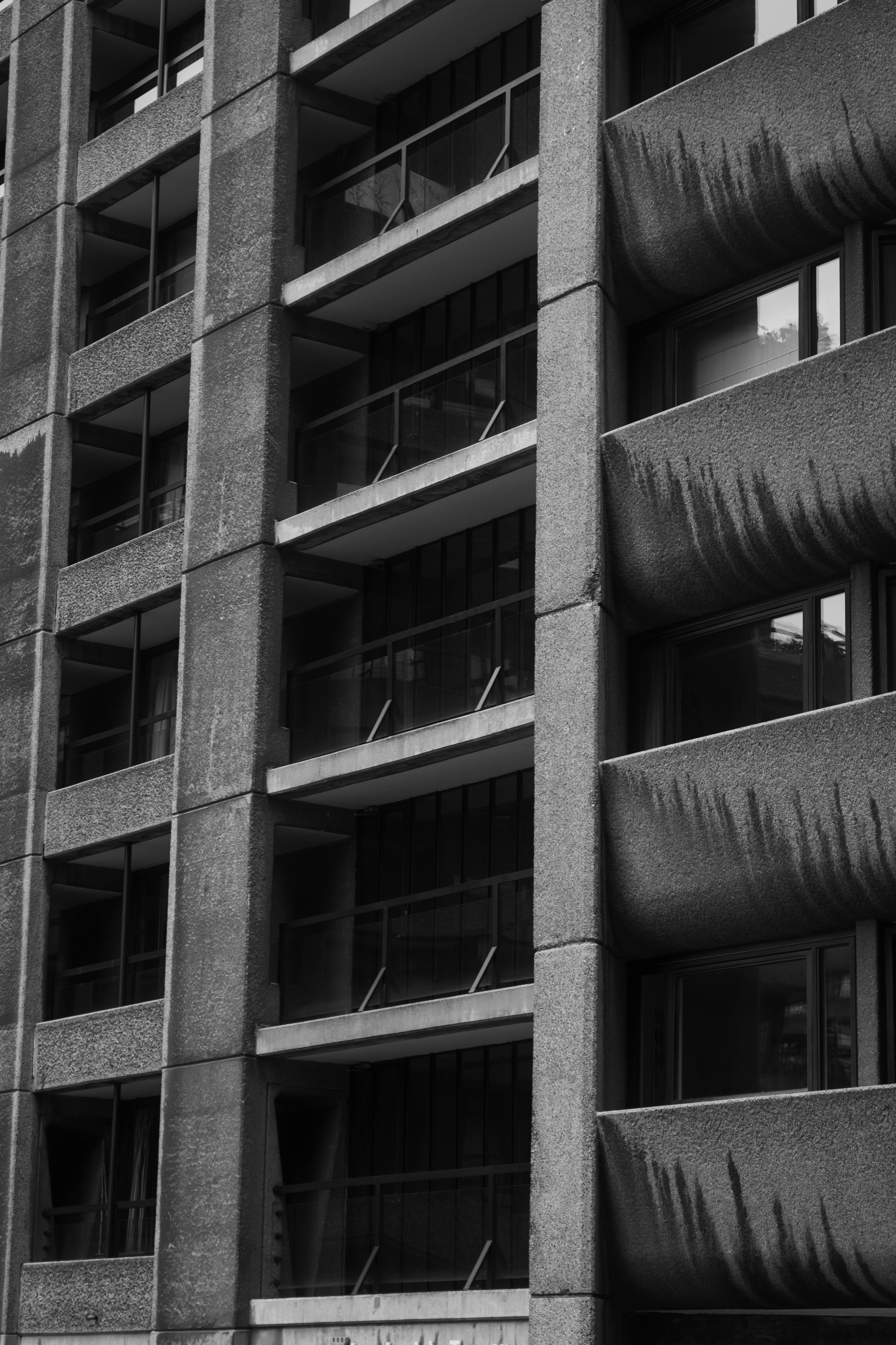 Black and White Photography of a Building · Free Stock Photo