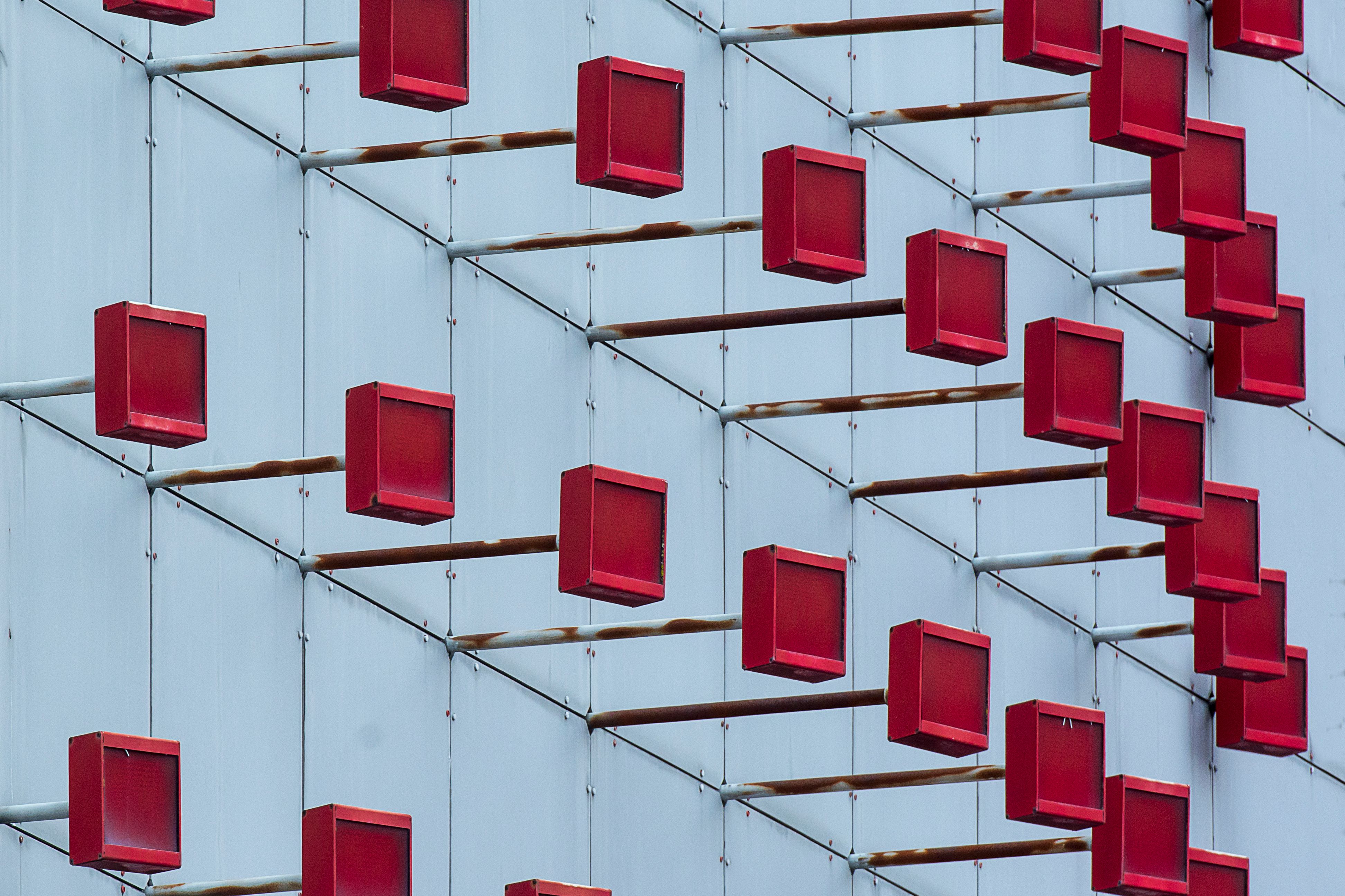 Red Bricks on a Building · Free Stock Photo
