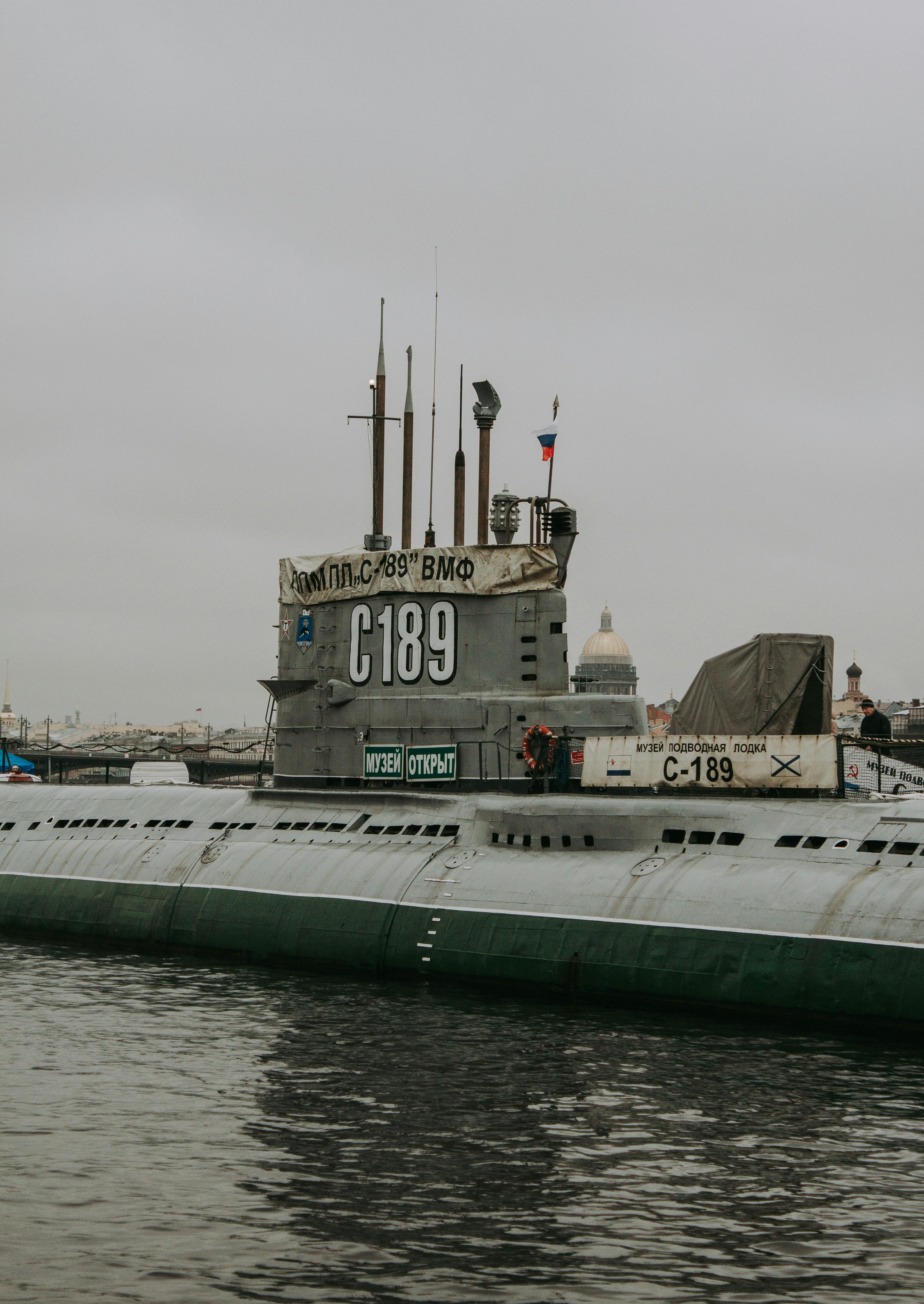 Soviet Submarine C-189 Museum Ship in Saint Petersburg, Russia · Free ...