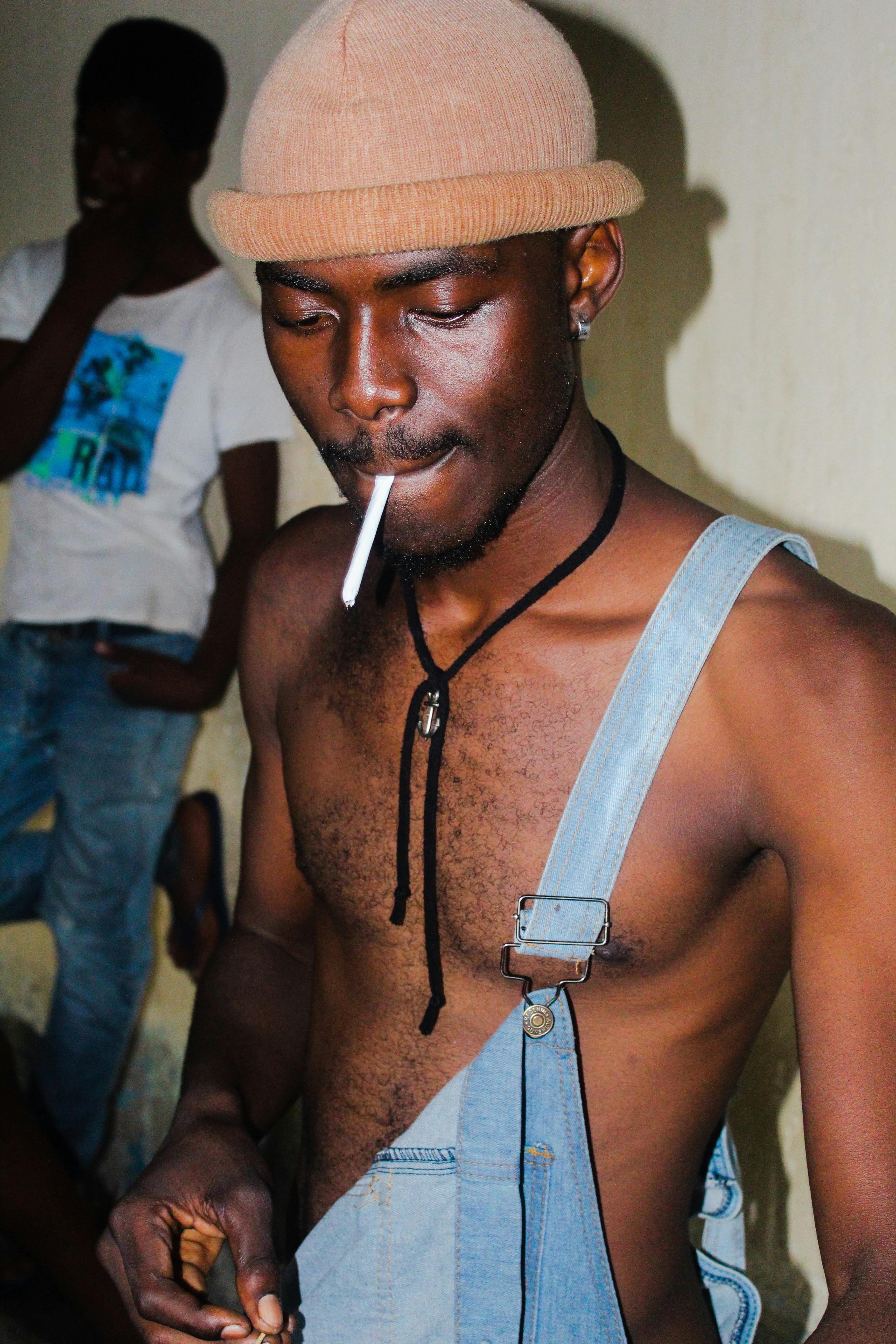 Photo of Man Smoking Cigarette · Free Stock Photo