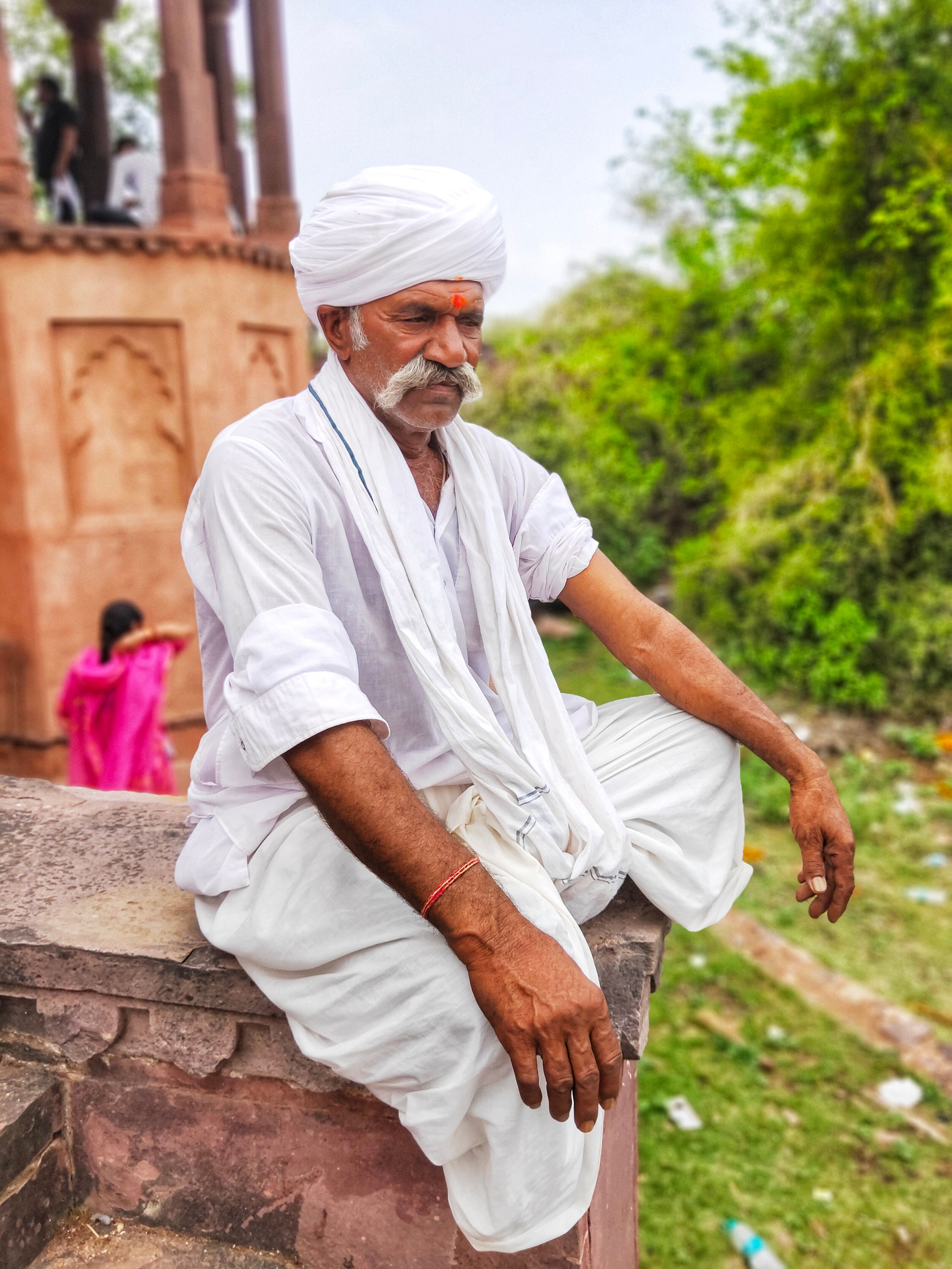 Man in Traditional Robe and Turban · Free Stock Photo