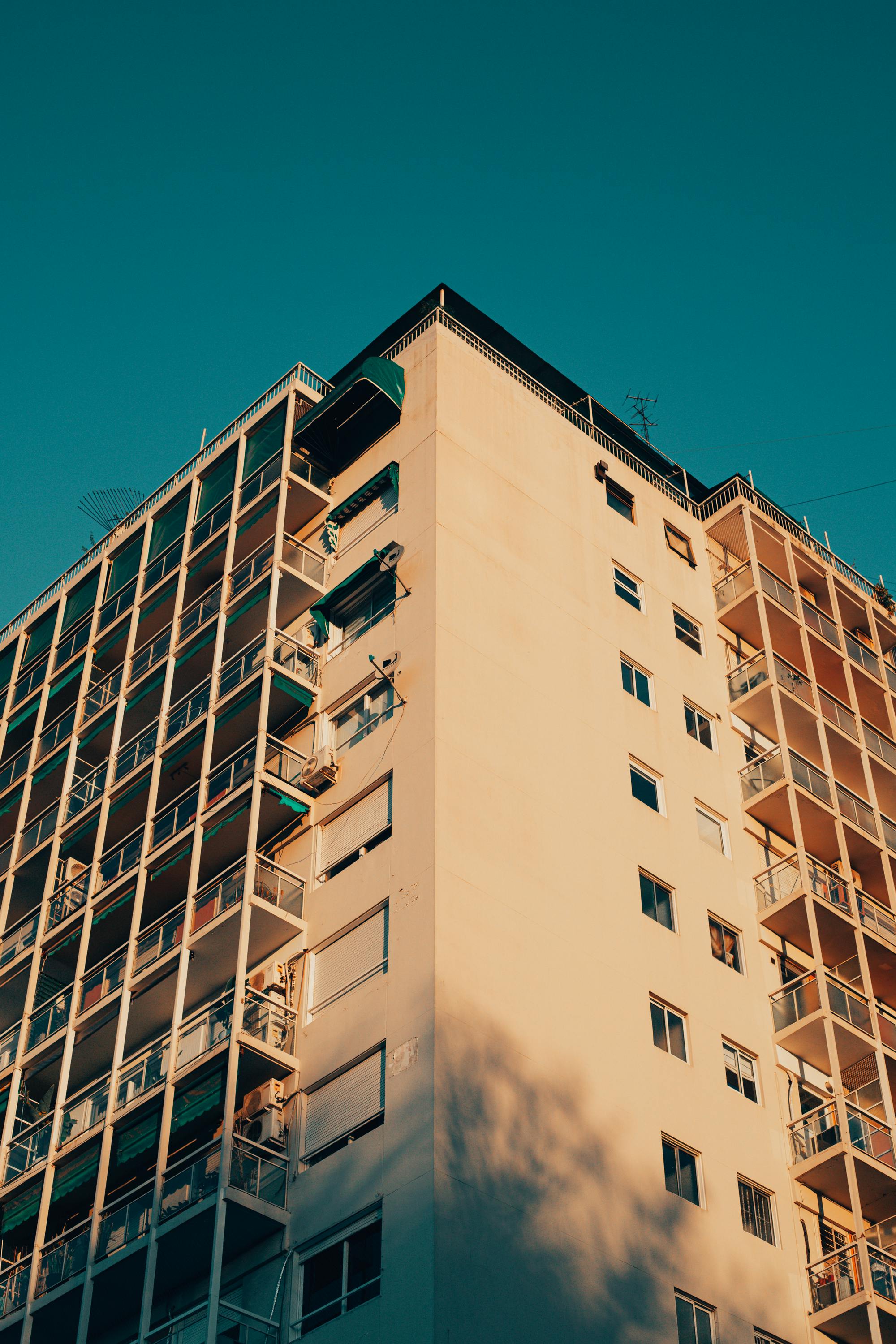 Corner of Block of Flats · Free Stock Photo