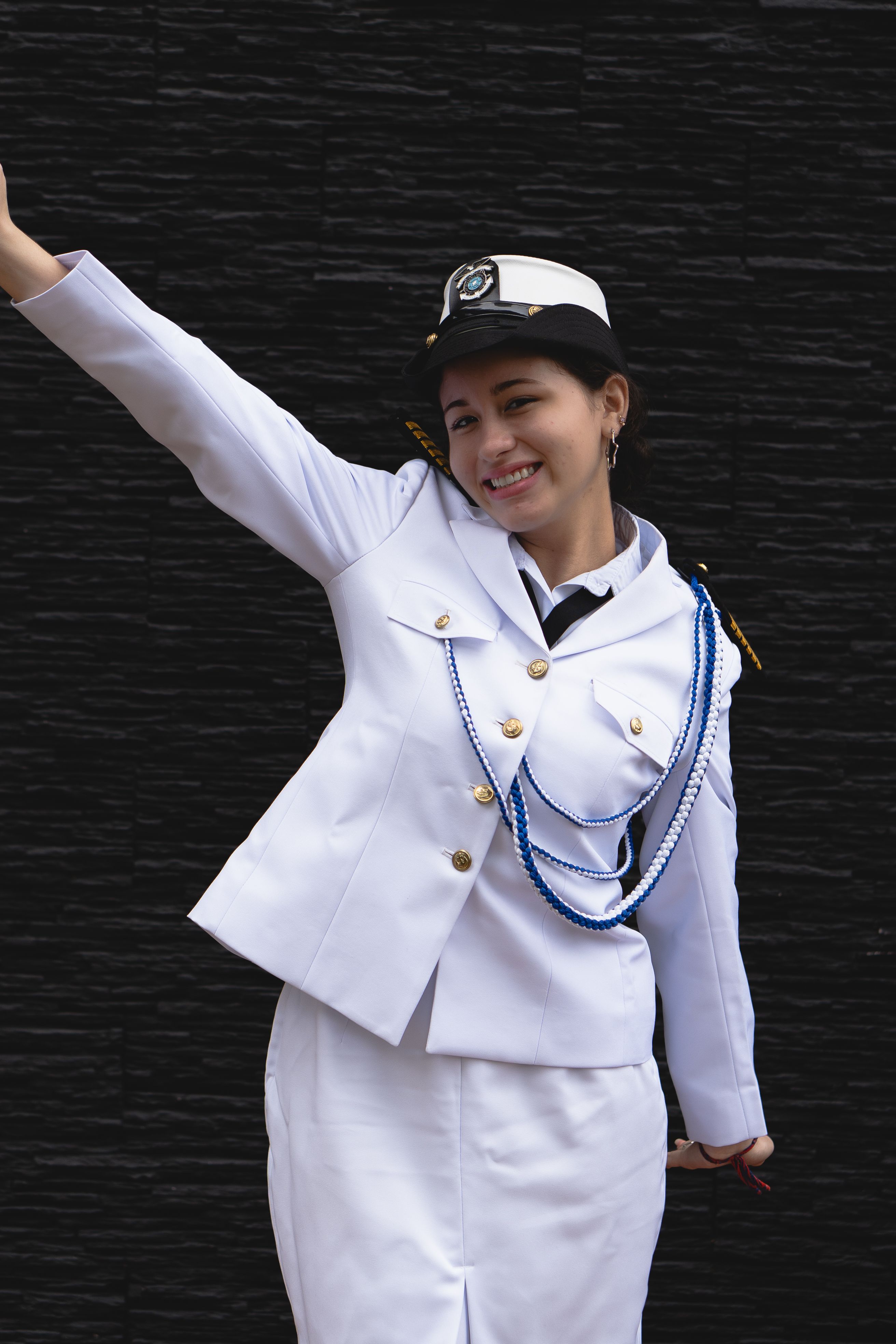 Smiling Woman in White Uniform · Free Stock Photo
