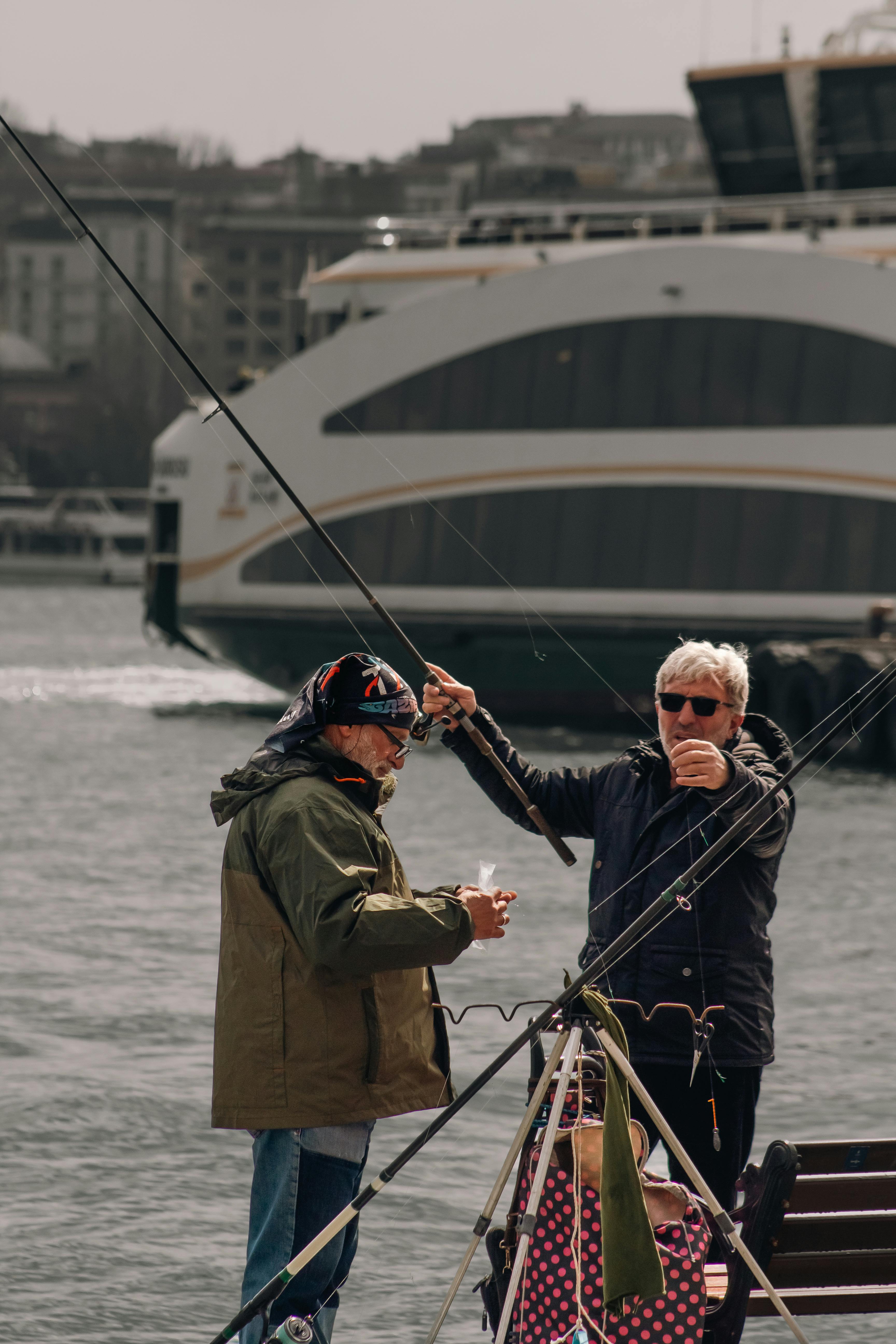 Foto de stock gratuita sobre agua, cañas de pescar, estanbul, ferry ...