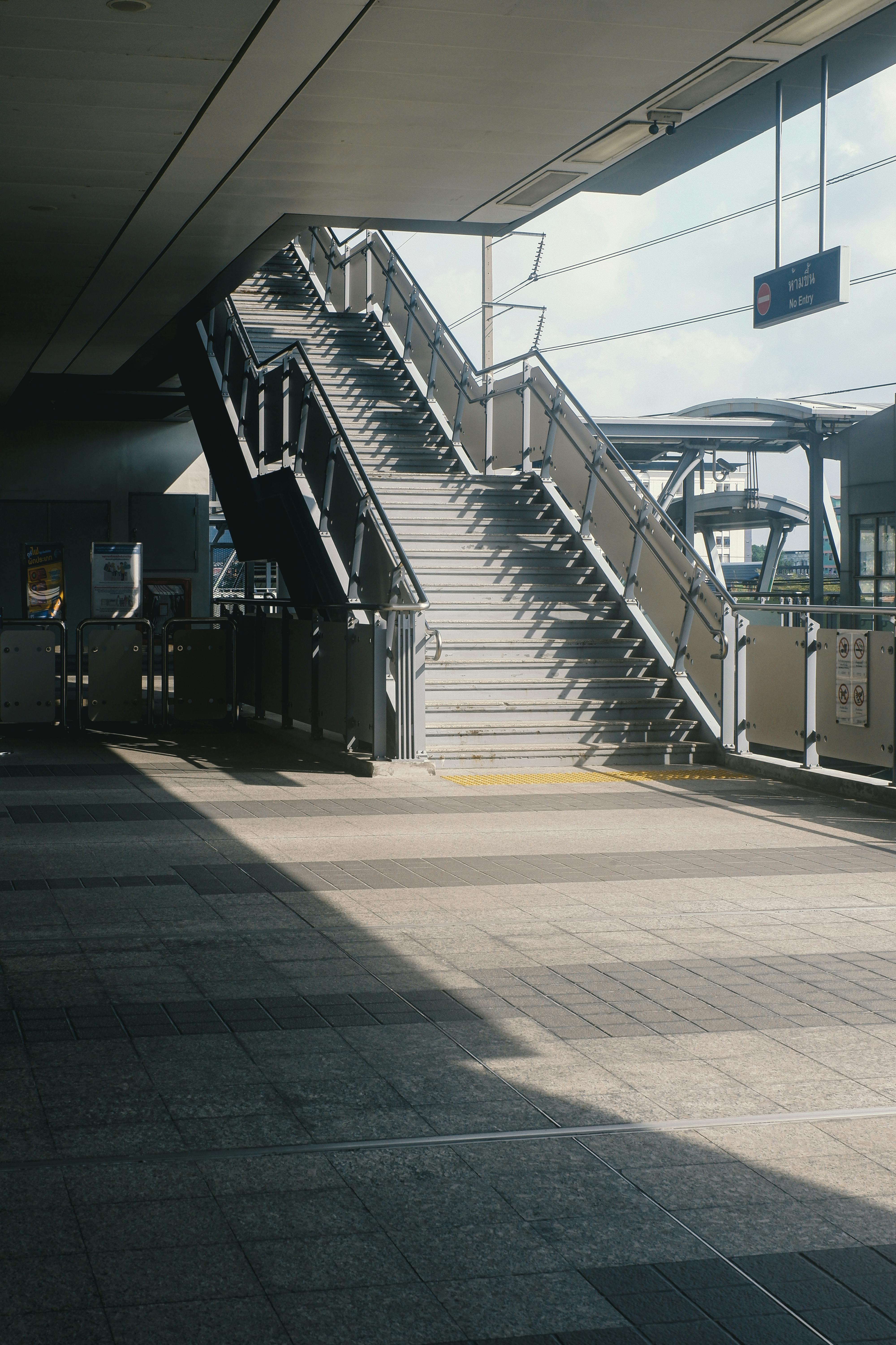 Stairs at Railway Station · Free Stock Photo