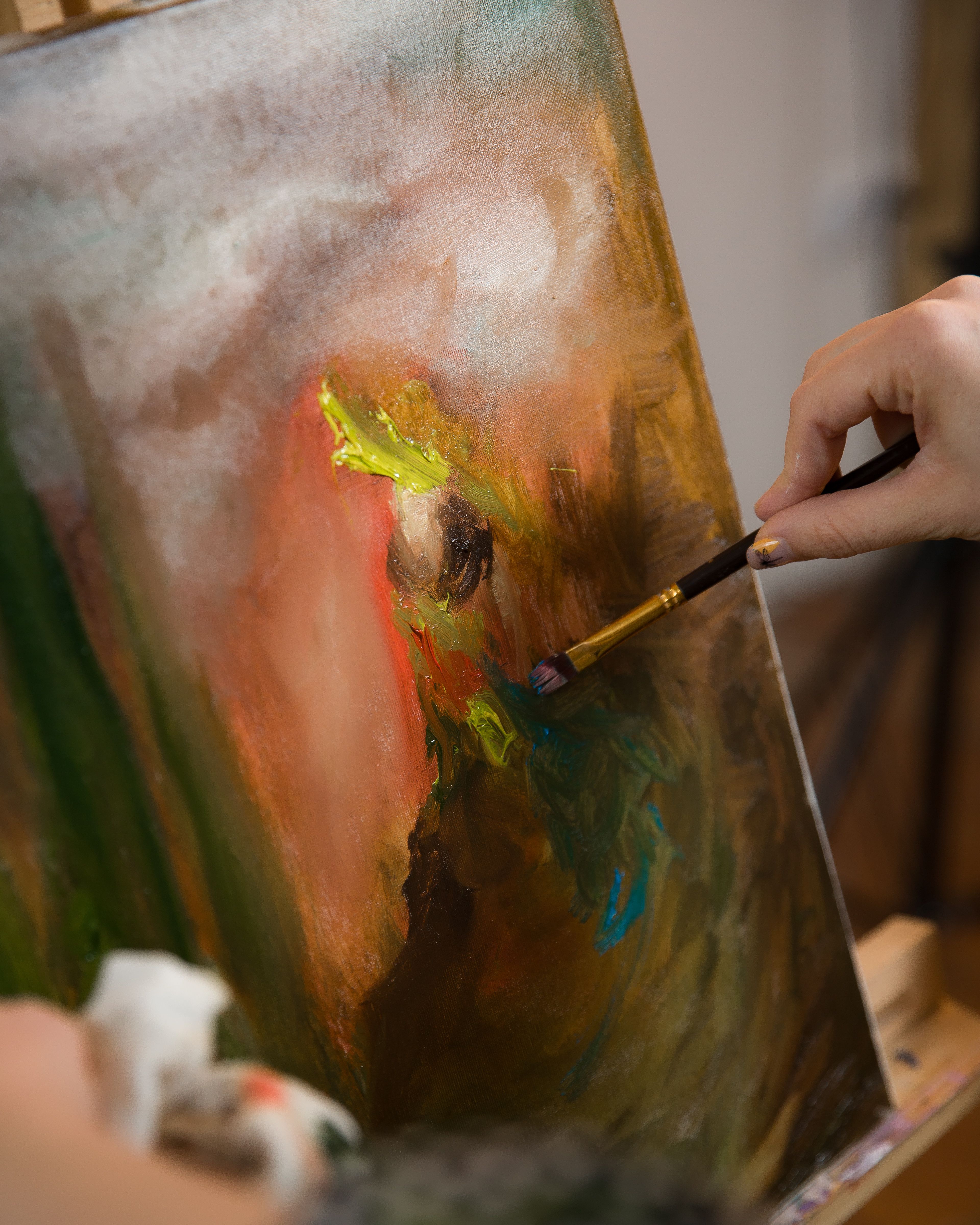 Close up of a Painting · Free Stock Photo