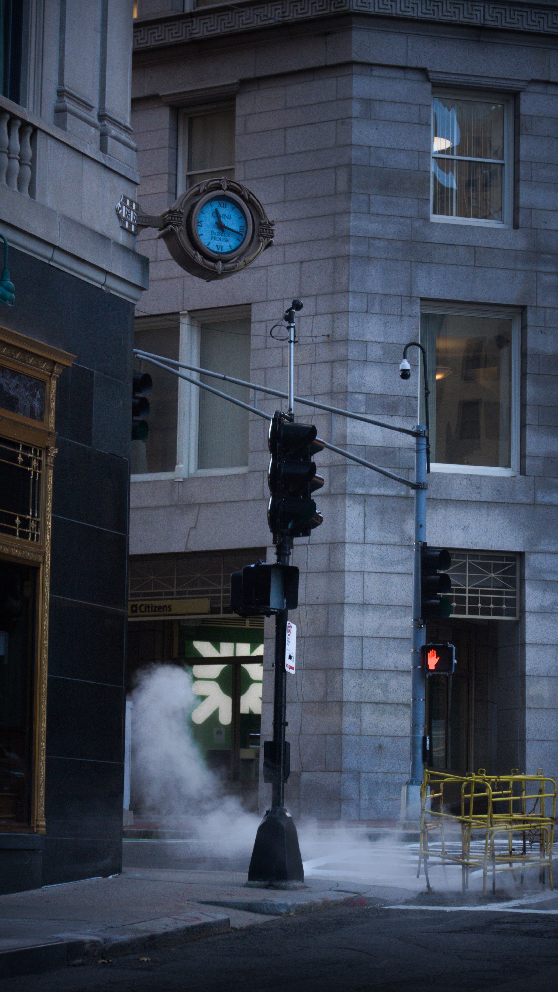 Street Light Outside of an RBS Bank Office · Free Stock Photo