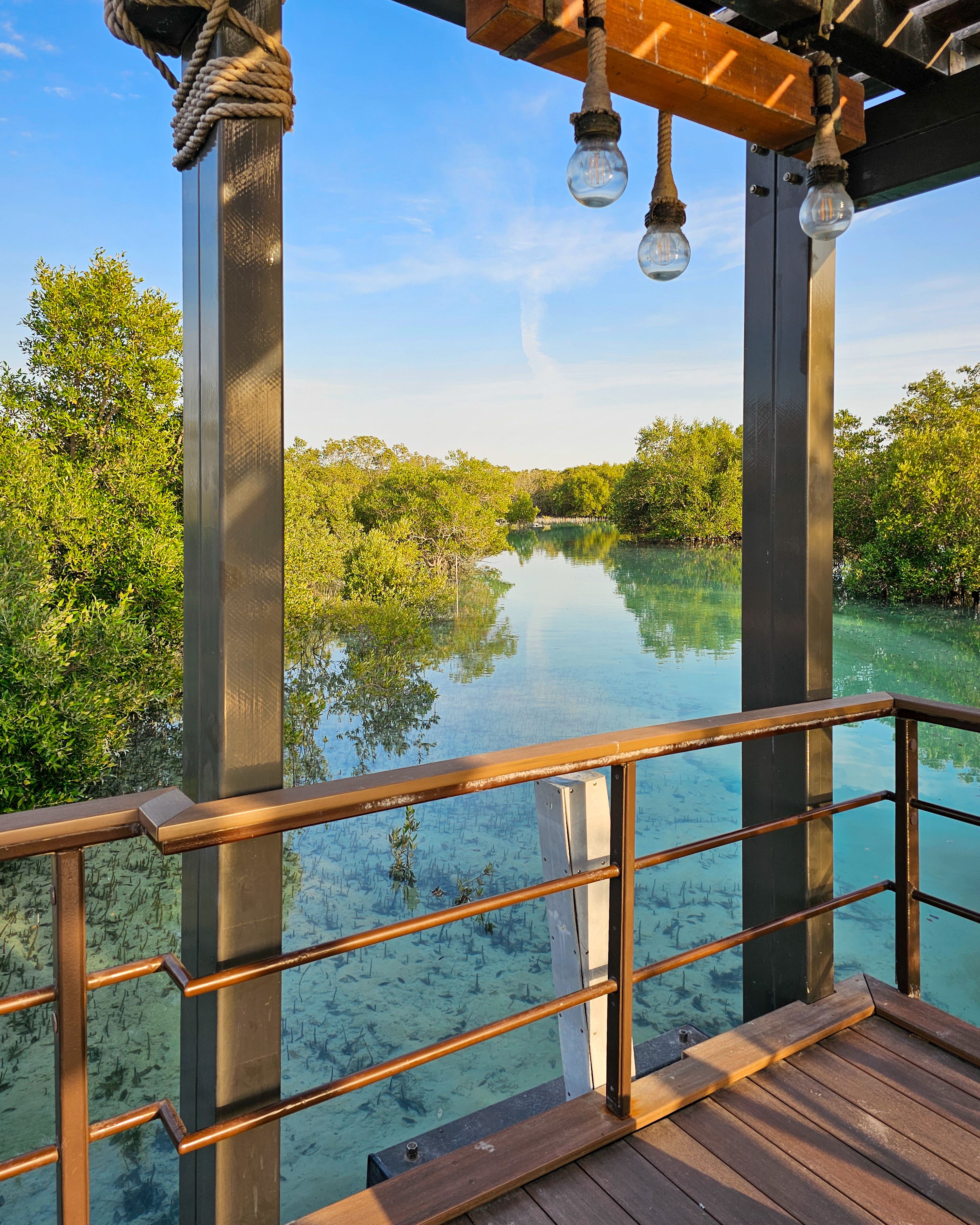 Terrace on River in Forest · Free Stock Photo