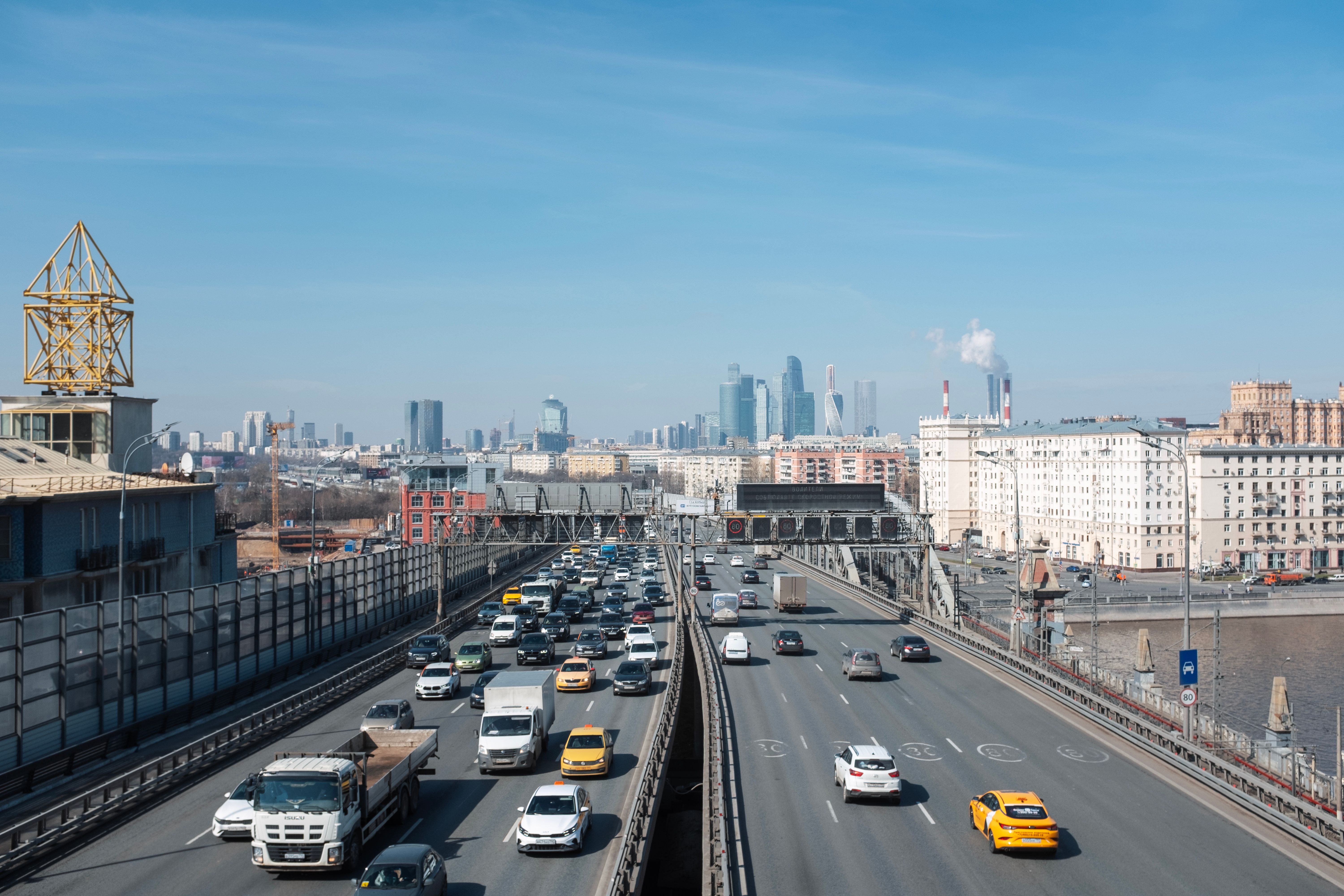 moscow traffic · Free Stock Photo