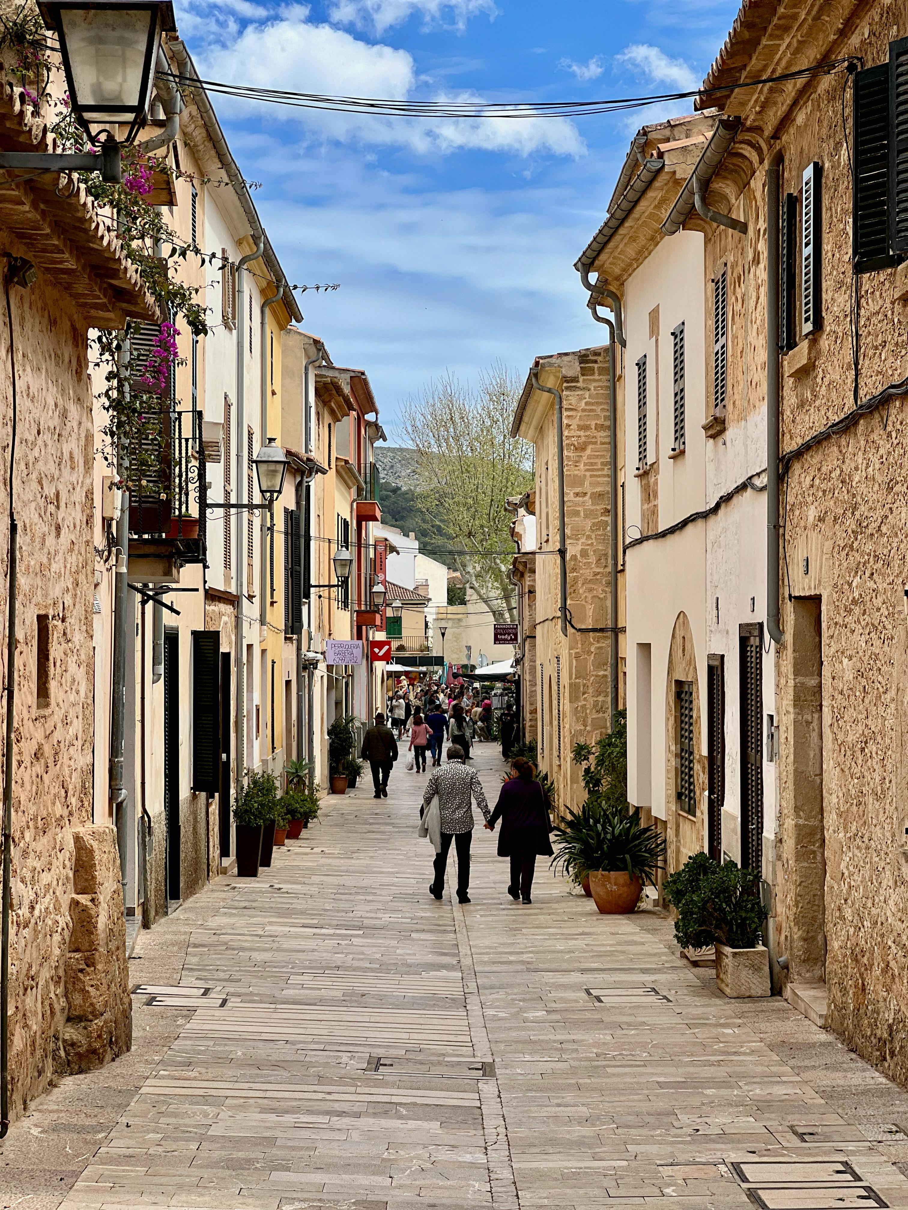 A Street in a Town · Free Stock Photo