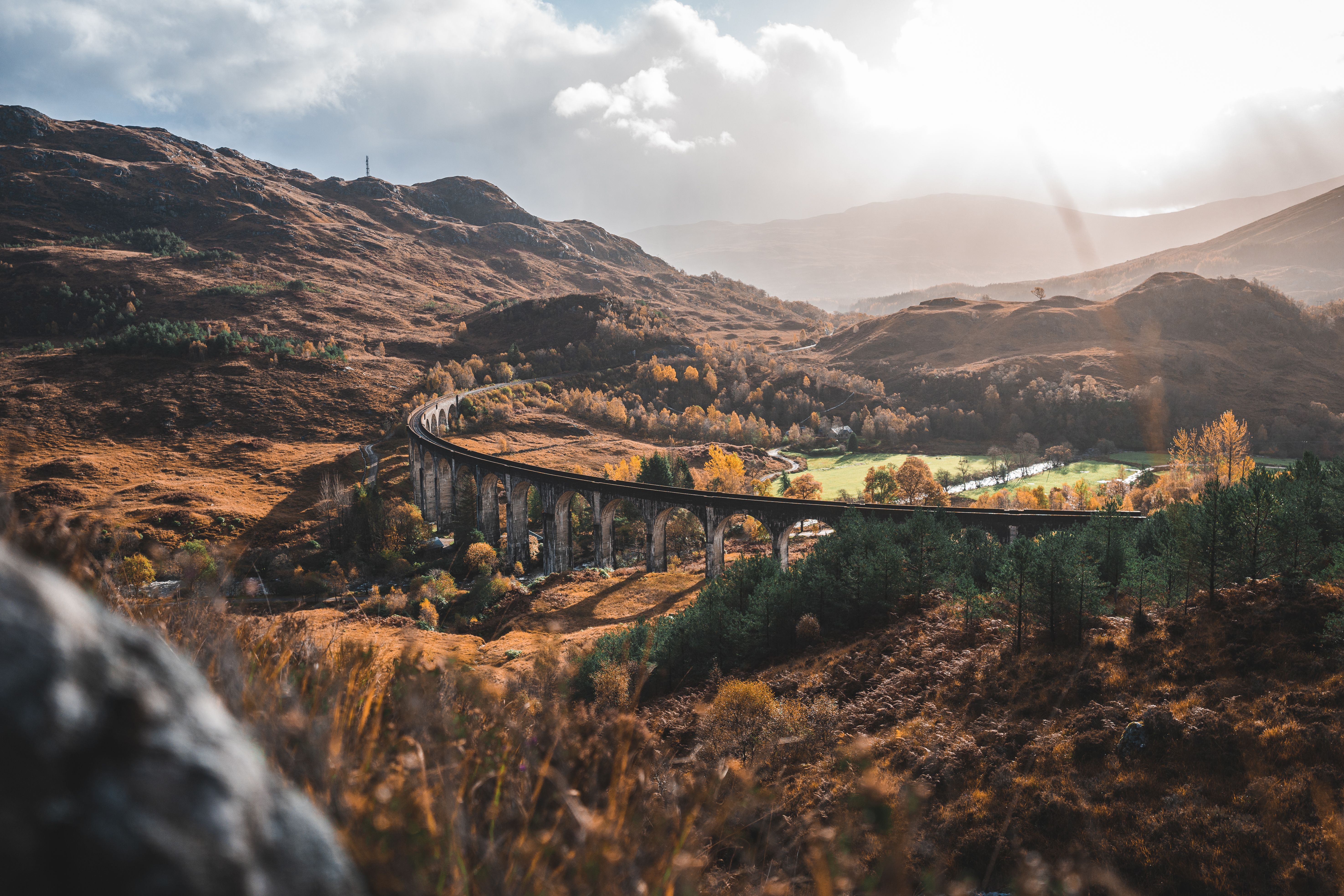 Glenfinnan Viaduct in Scotland · Free Stock Photo