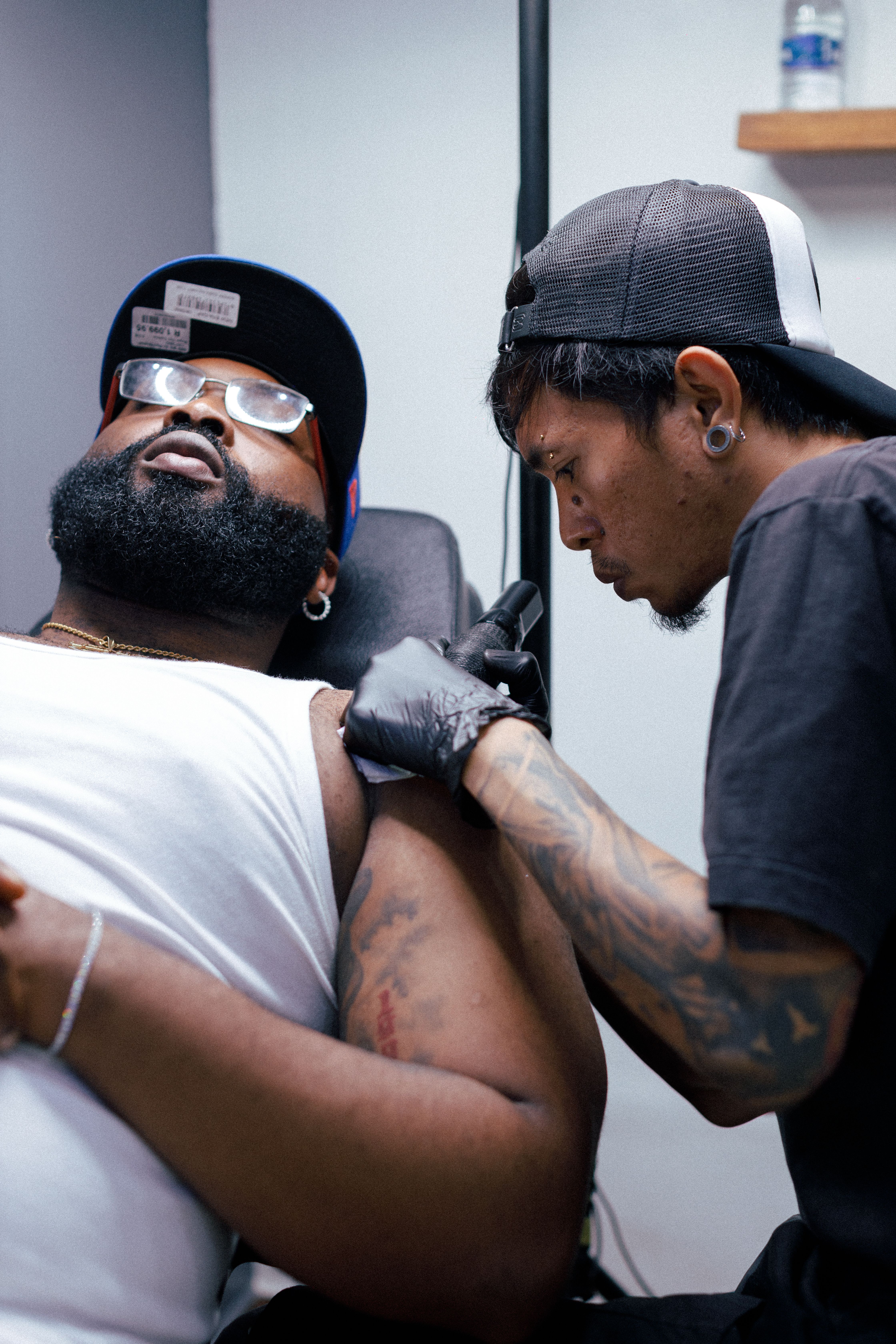 Man Making a Tattoo at Tattoo Shop · Free Stock Photo