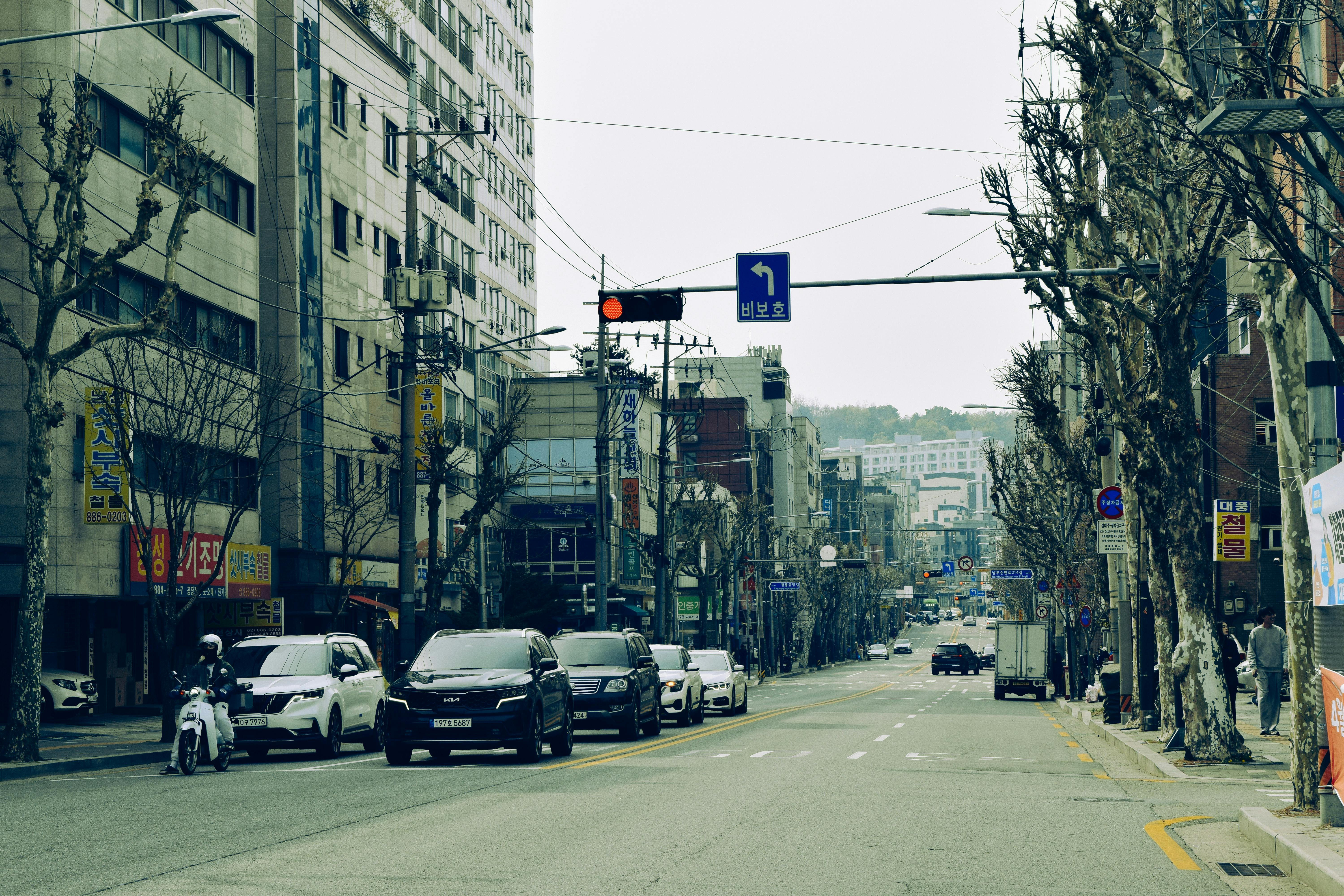 Cars on Street in Seoul · Free Stock Photo