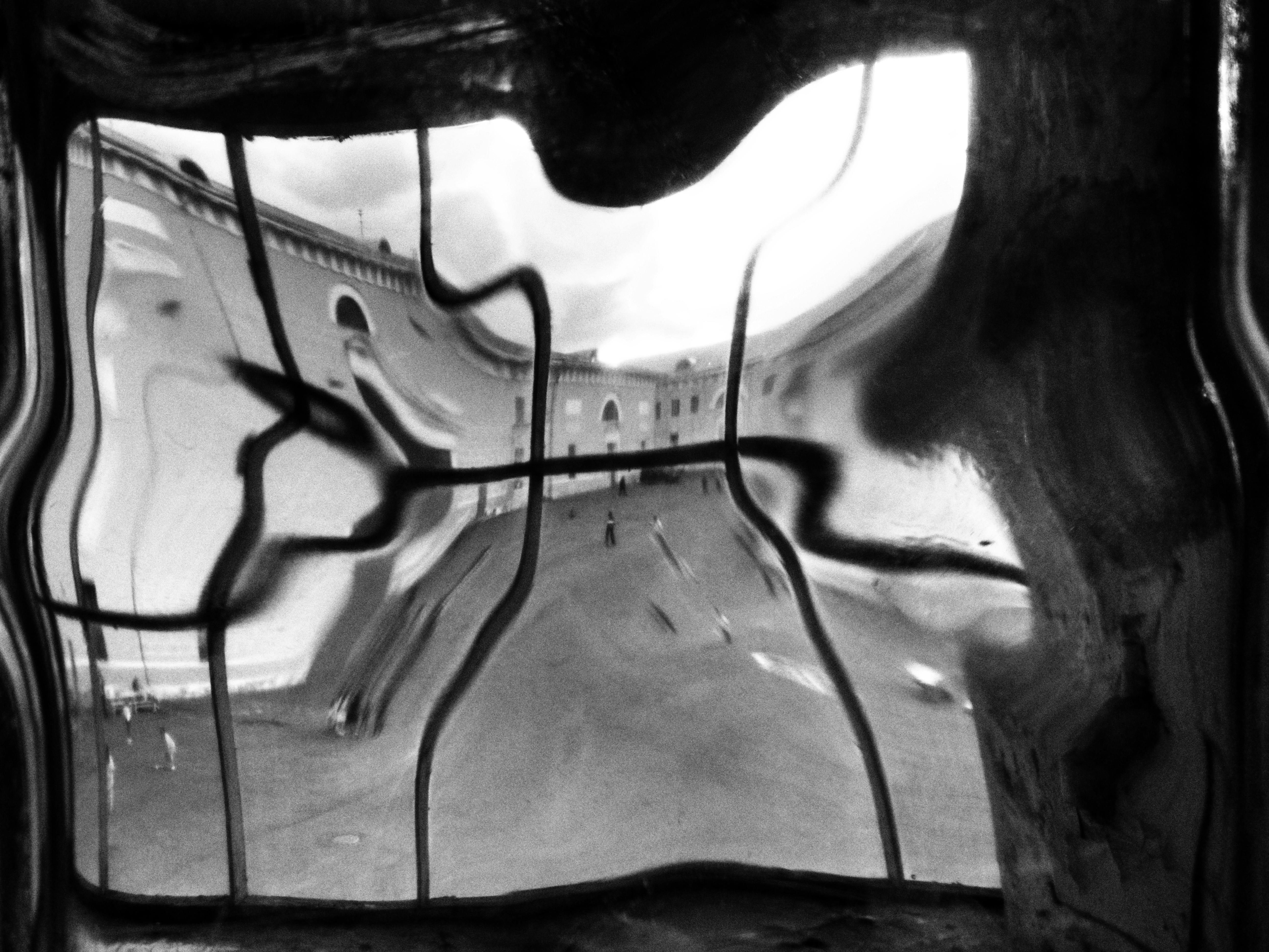 Distorted Reflection in Mirror · Free Stock Photo