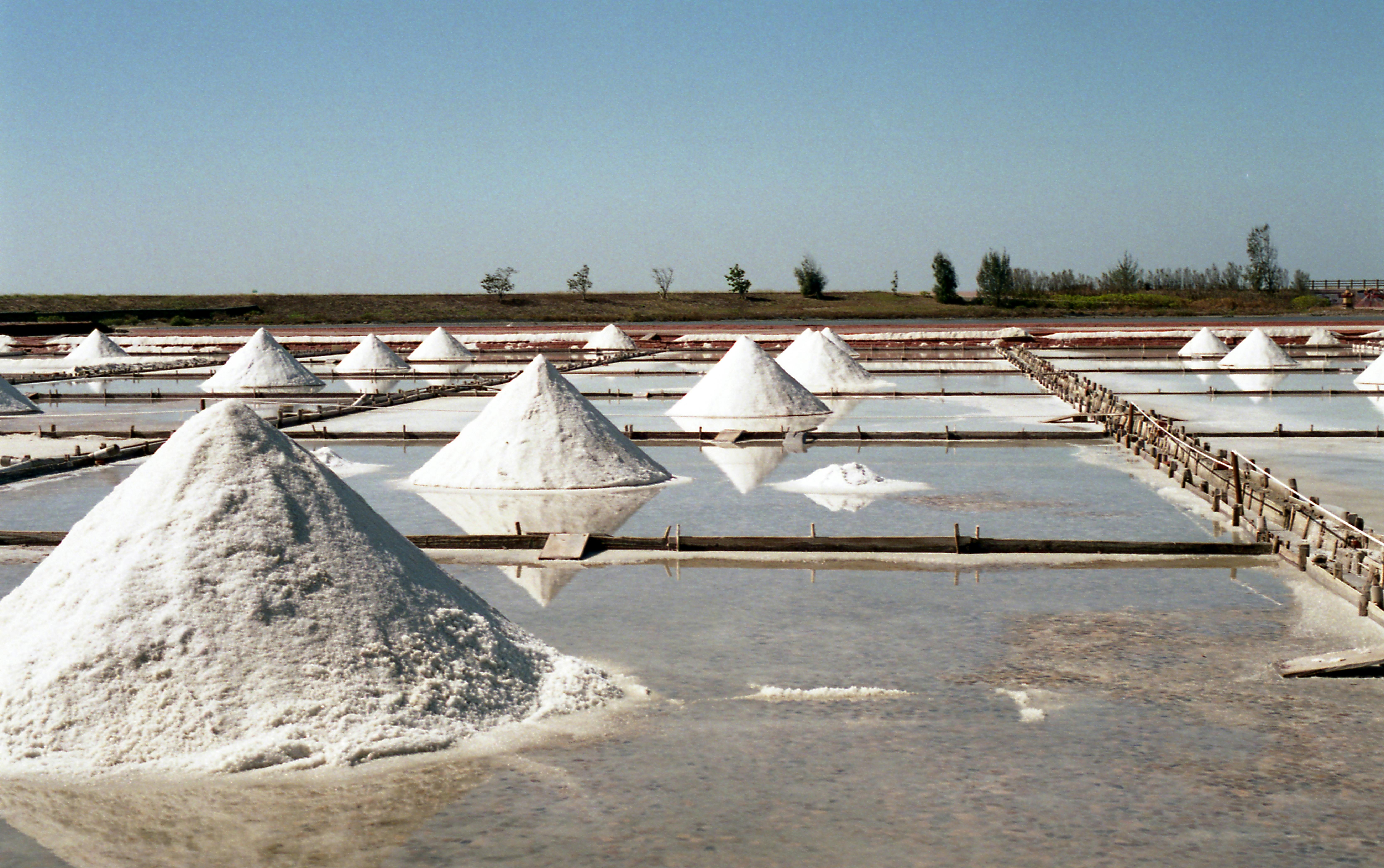 Salt Mounds on Salt Fields · Free Stock Photo