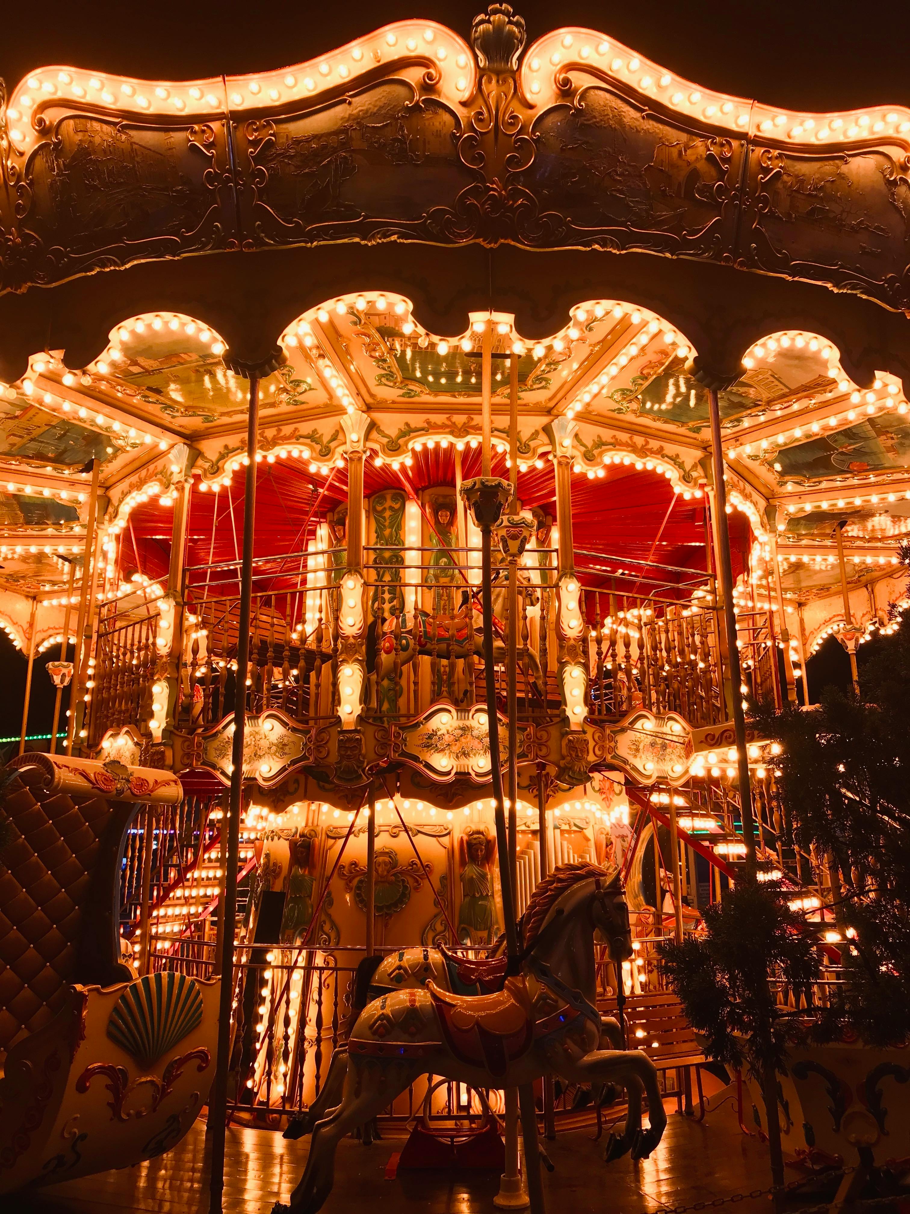 Carousel With Lights · Free Stock Photo