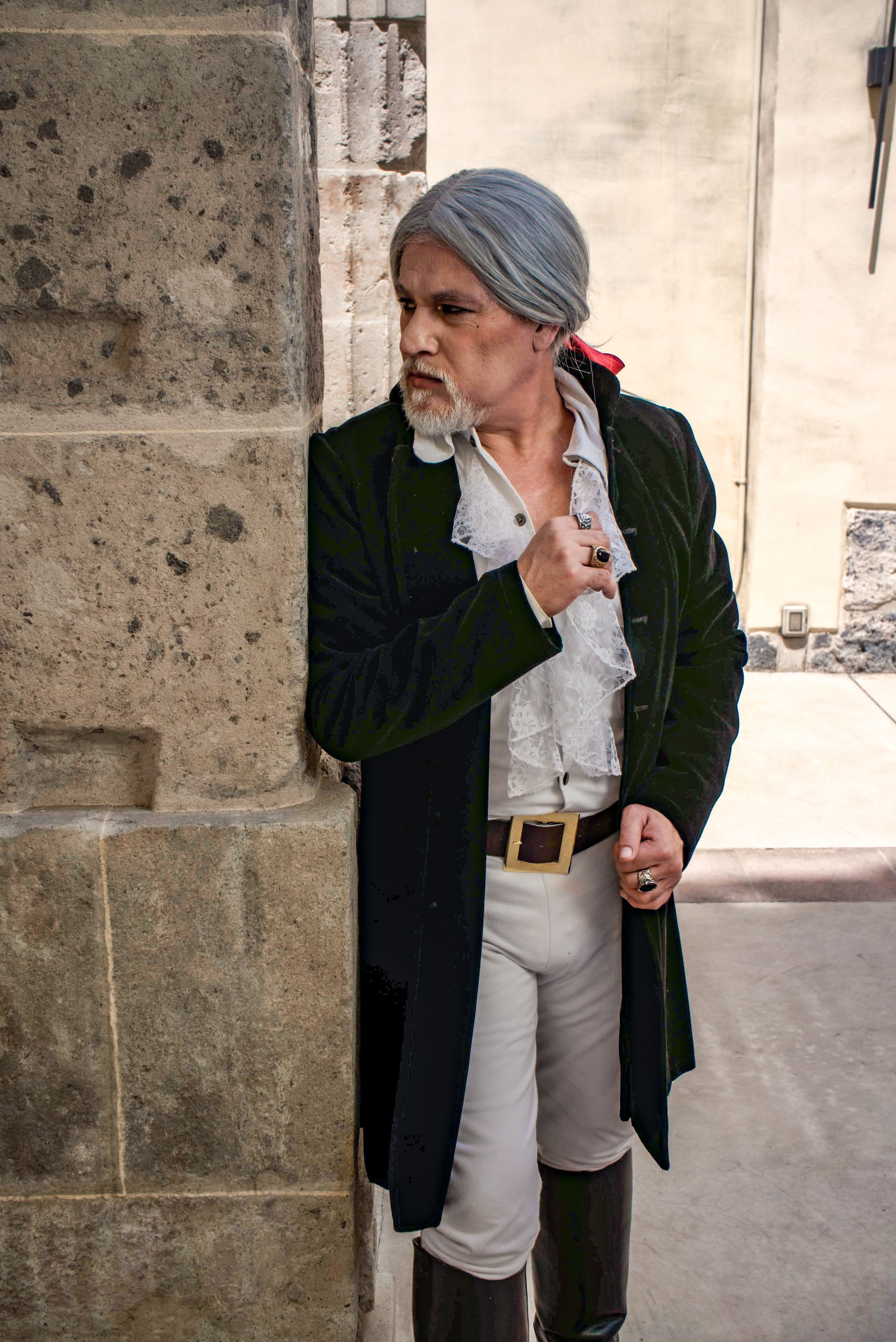 Man Wearing Pirate Costume on a Street · Free Stock Photo
