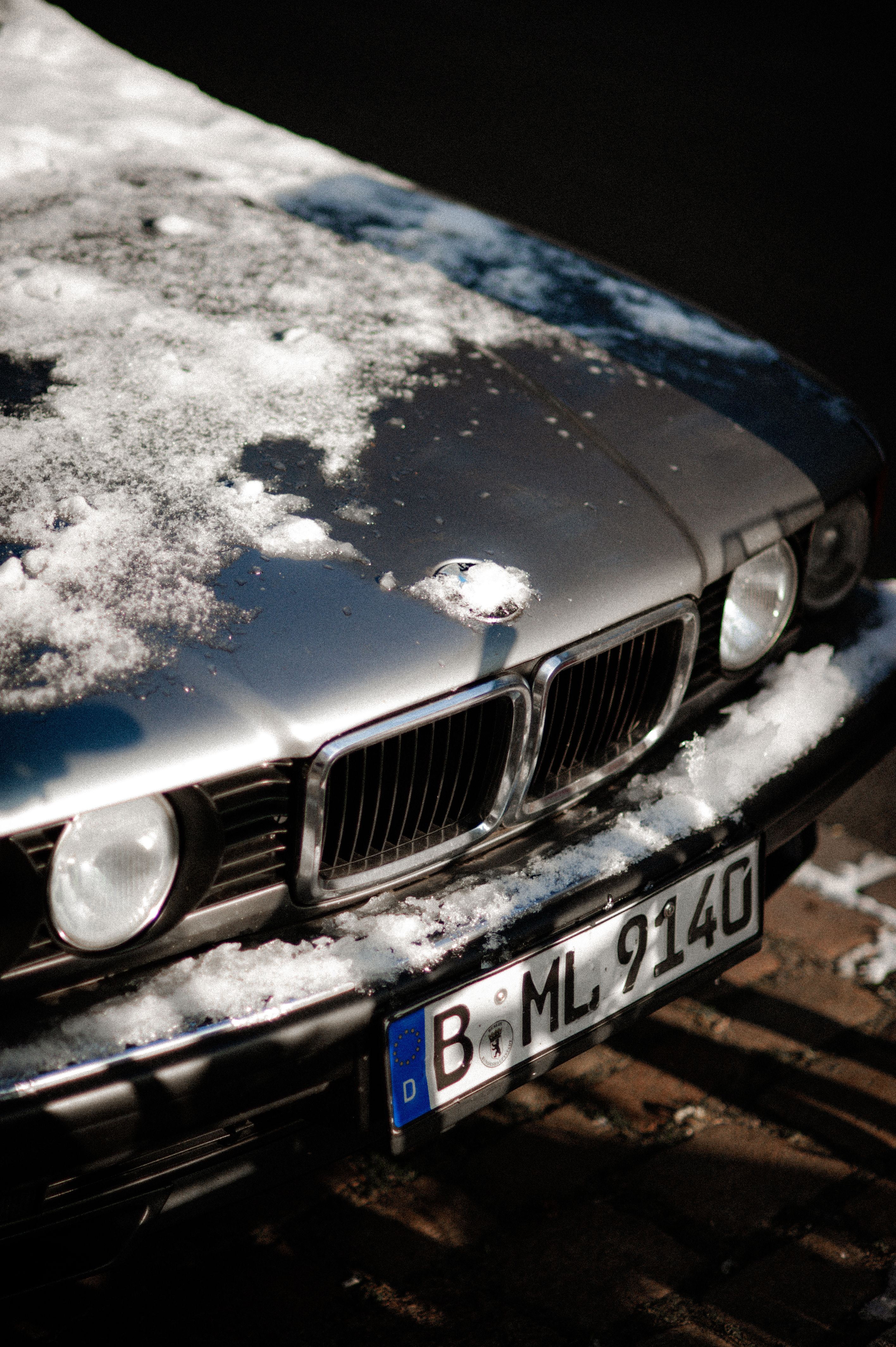 Hood of a Car in Winter · Free Stock Photo