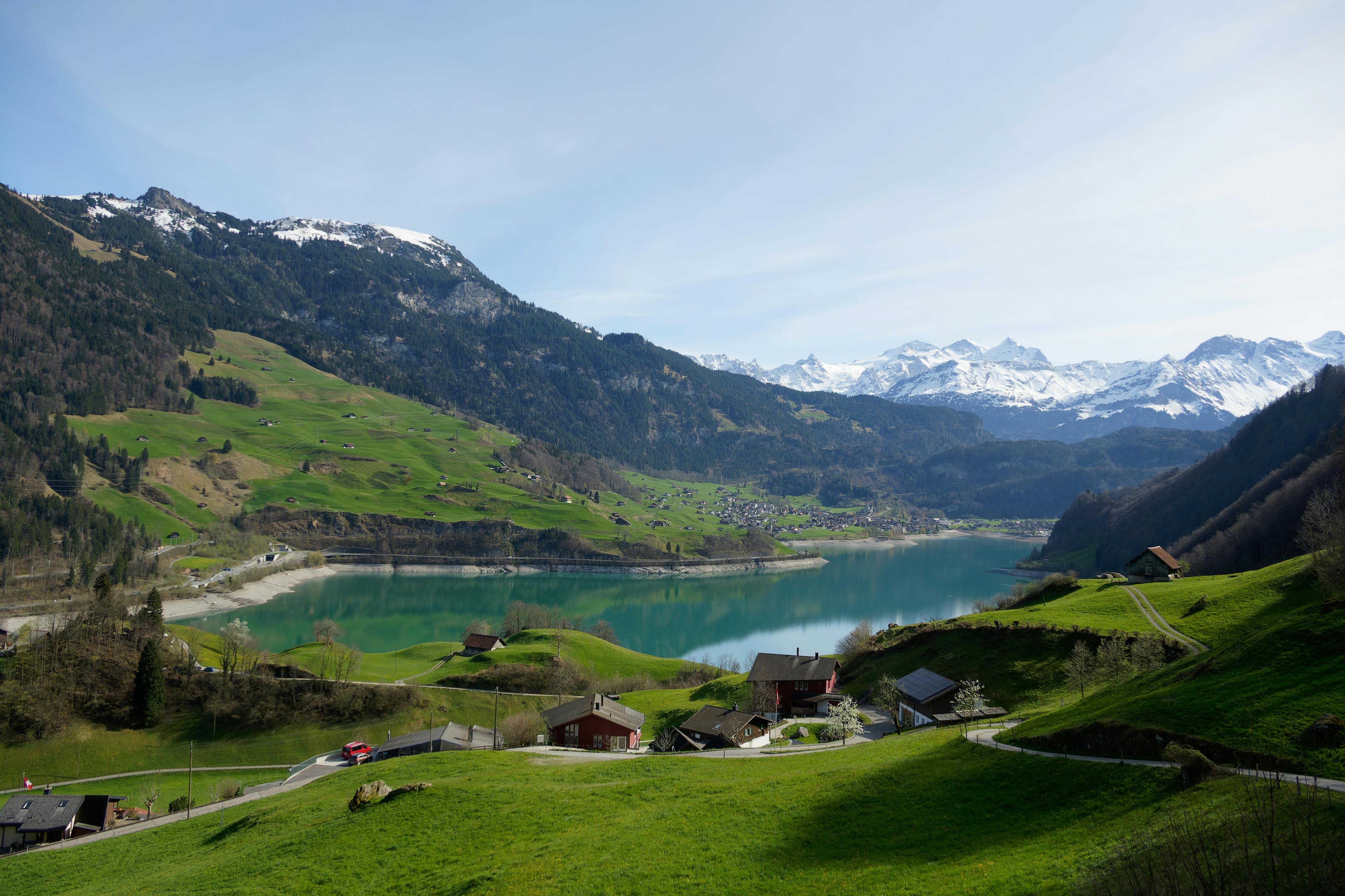 Lungerersee Panorama · Free Stock Photo