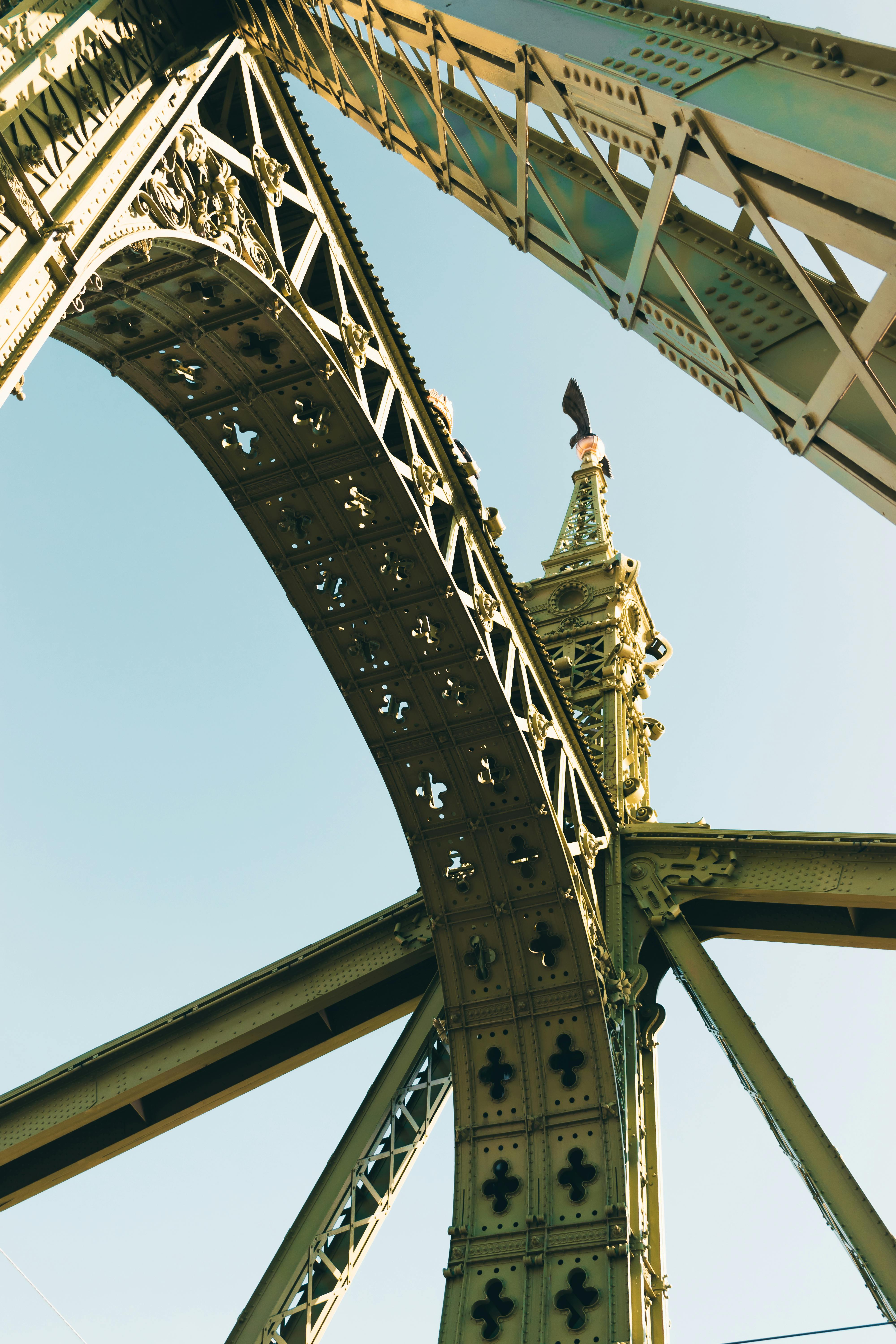 Steel Beams of Tower · Free Stock Photo