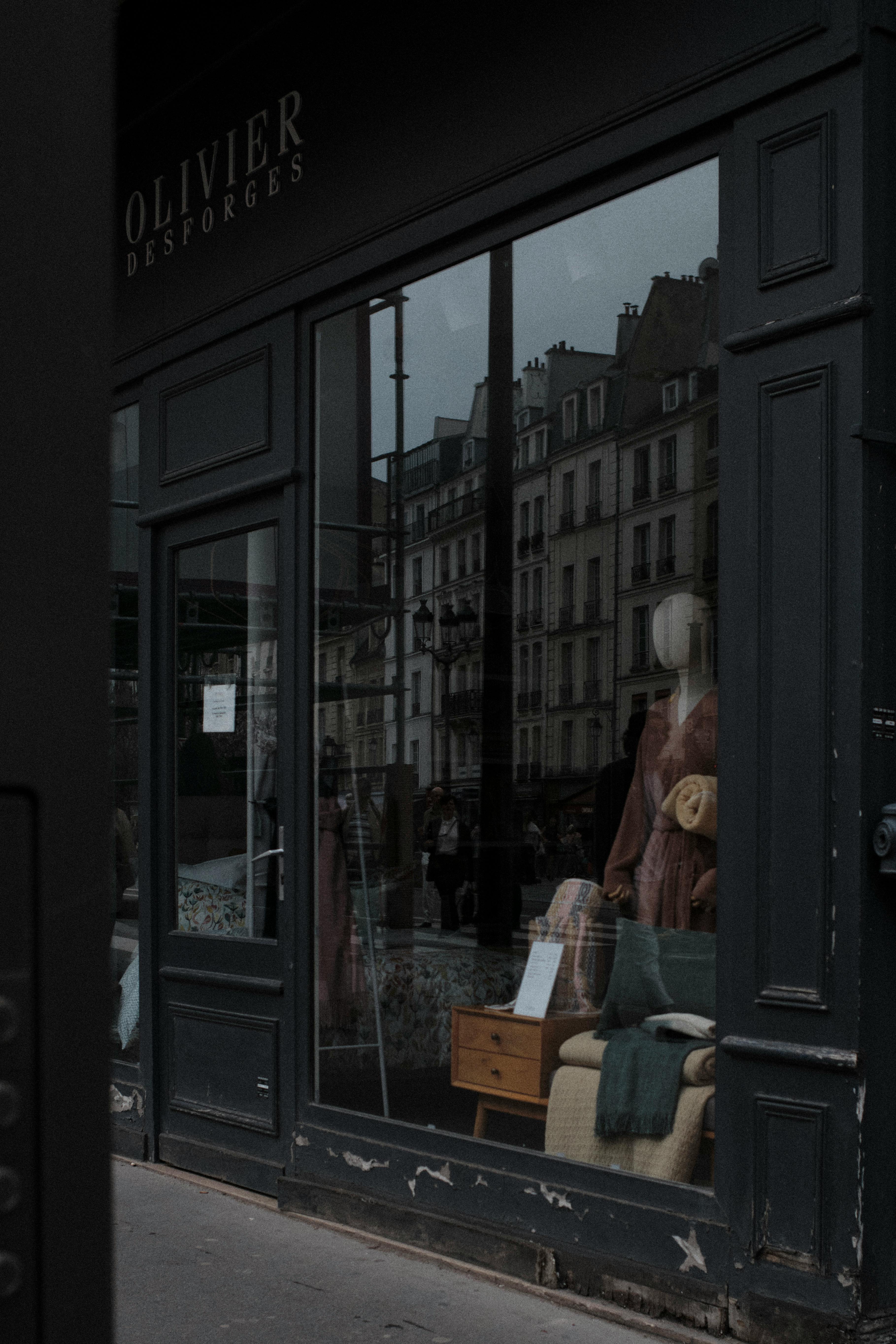 View of a Shop Window Display · Free Stock Photo