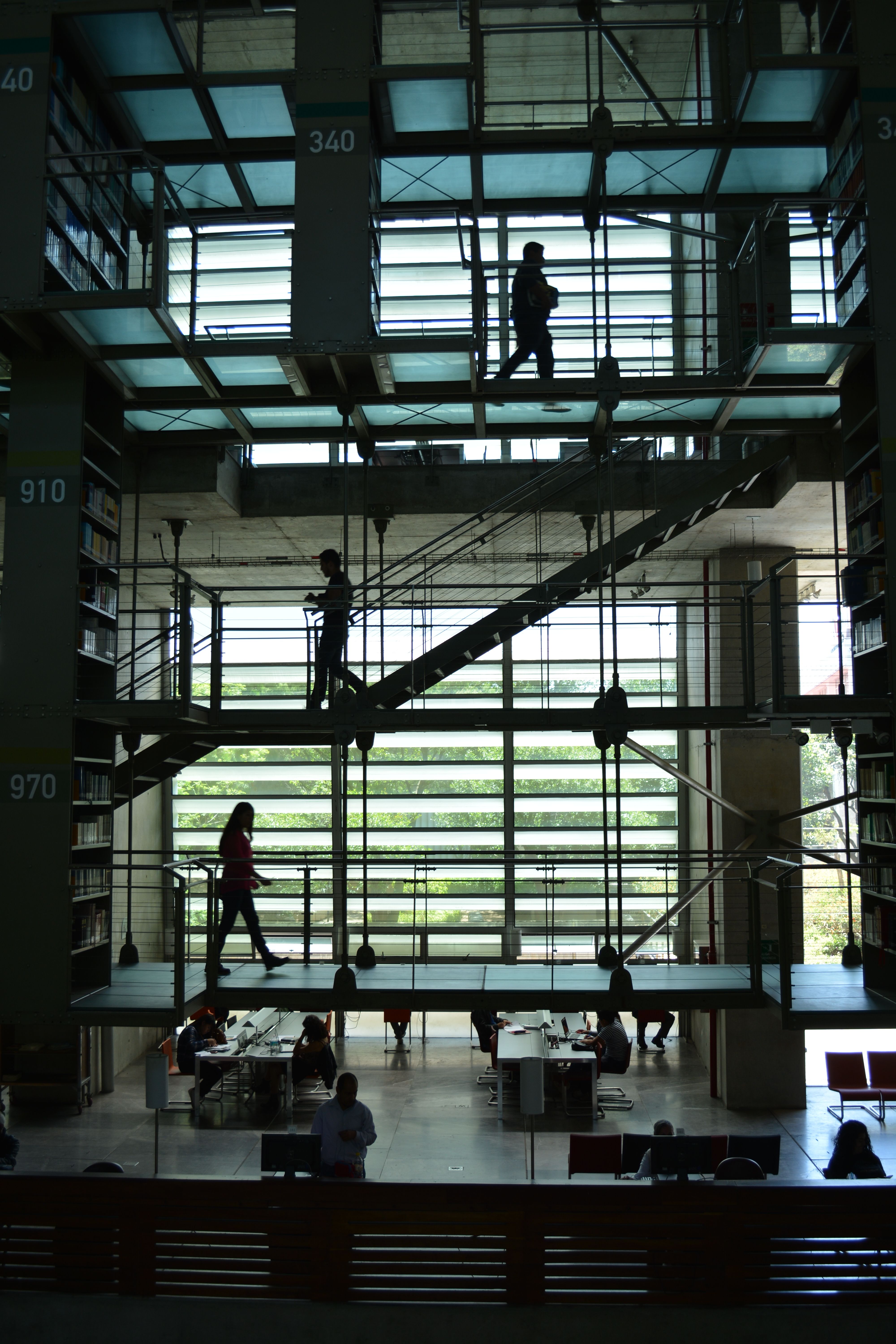 People at Vasconcelos Library in Mexico City · Free Stock Photo
