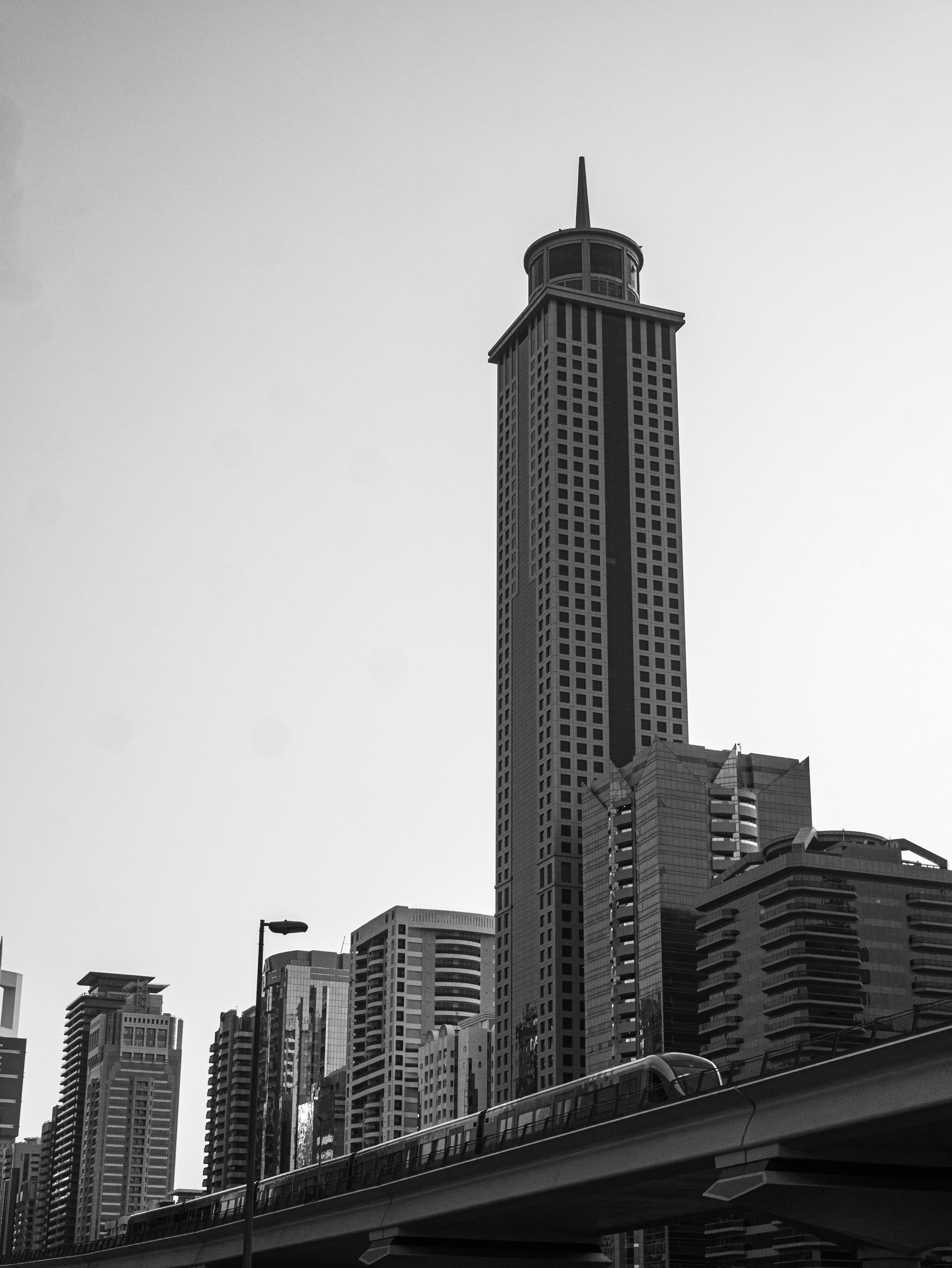 Khalid Al Attar Tower 2 Towering over Buildings in Dubai, UAE · Free ...