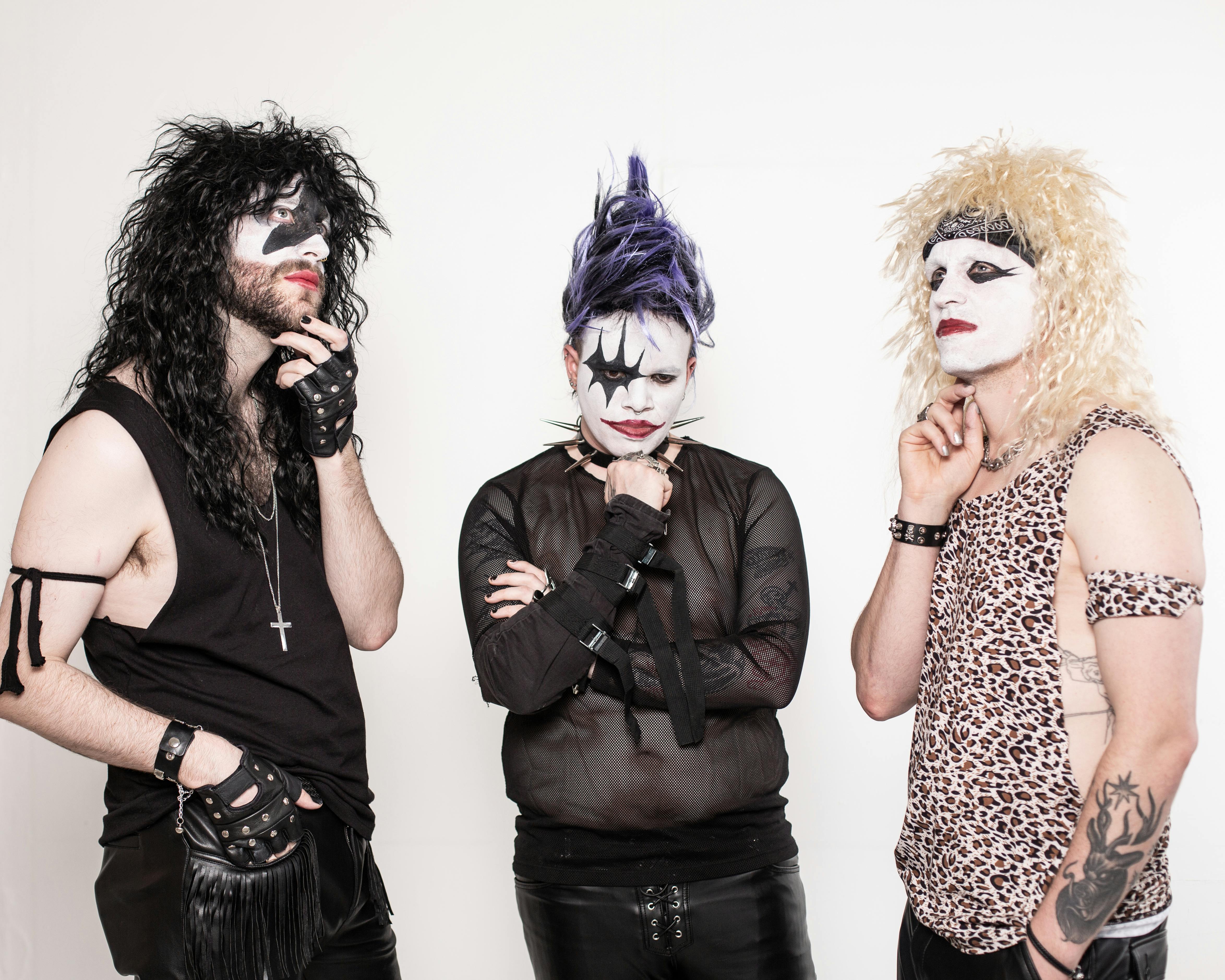 Men in Goth Makeup and Clothing · Free Stock Photo