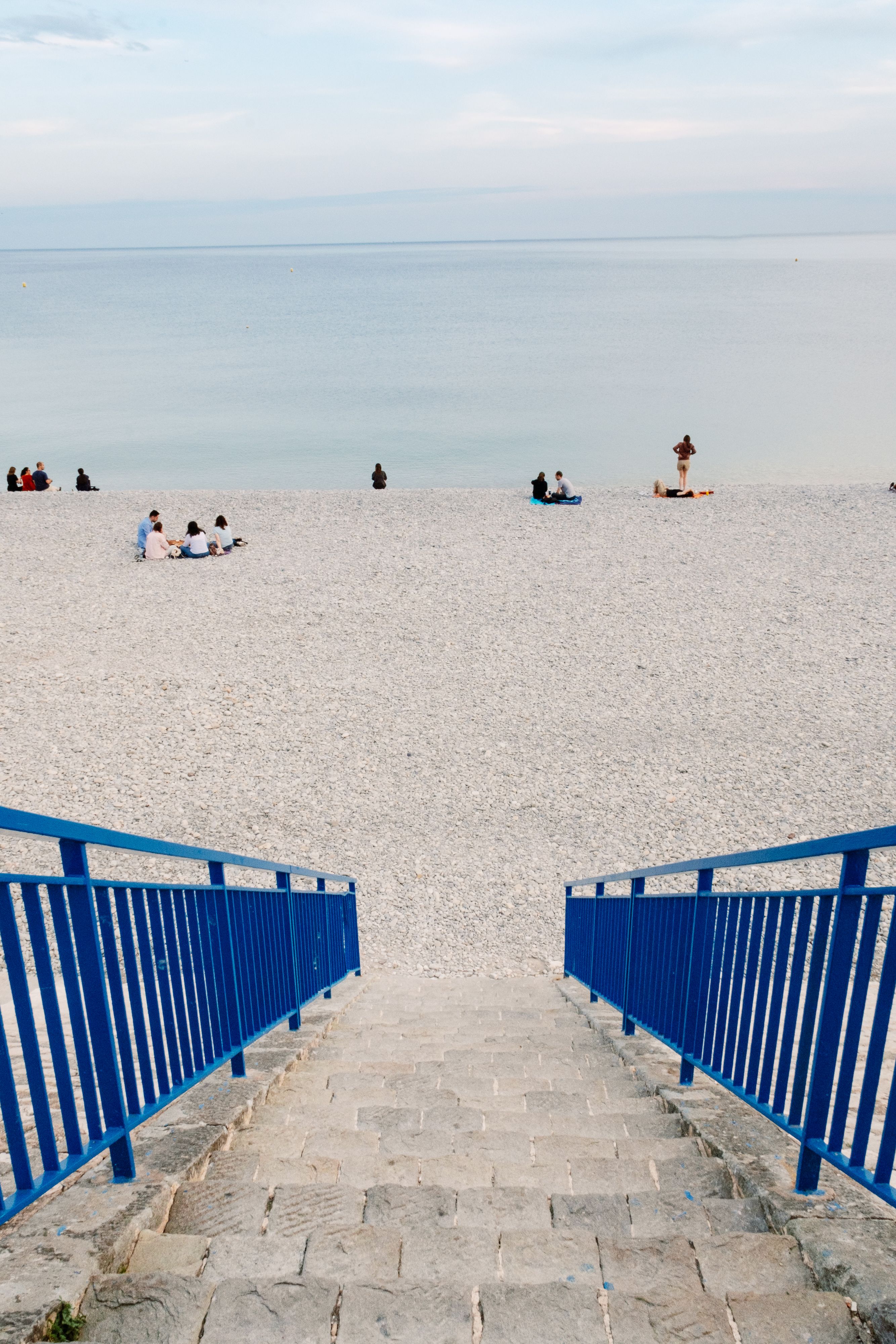 Stairs and Beach on Sea Shore · Free Stock Photo