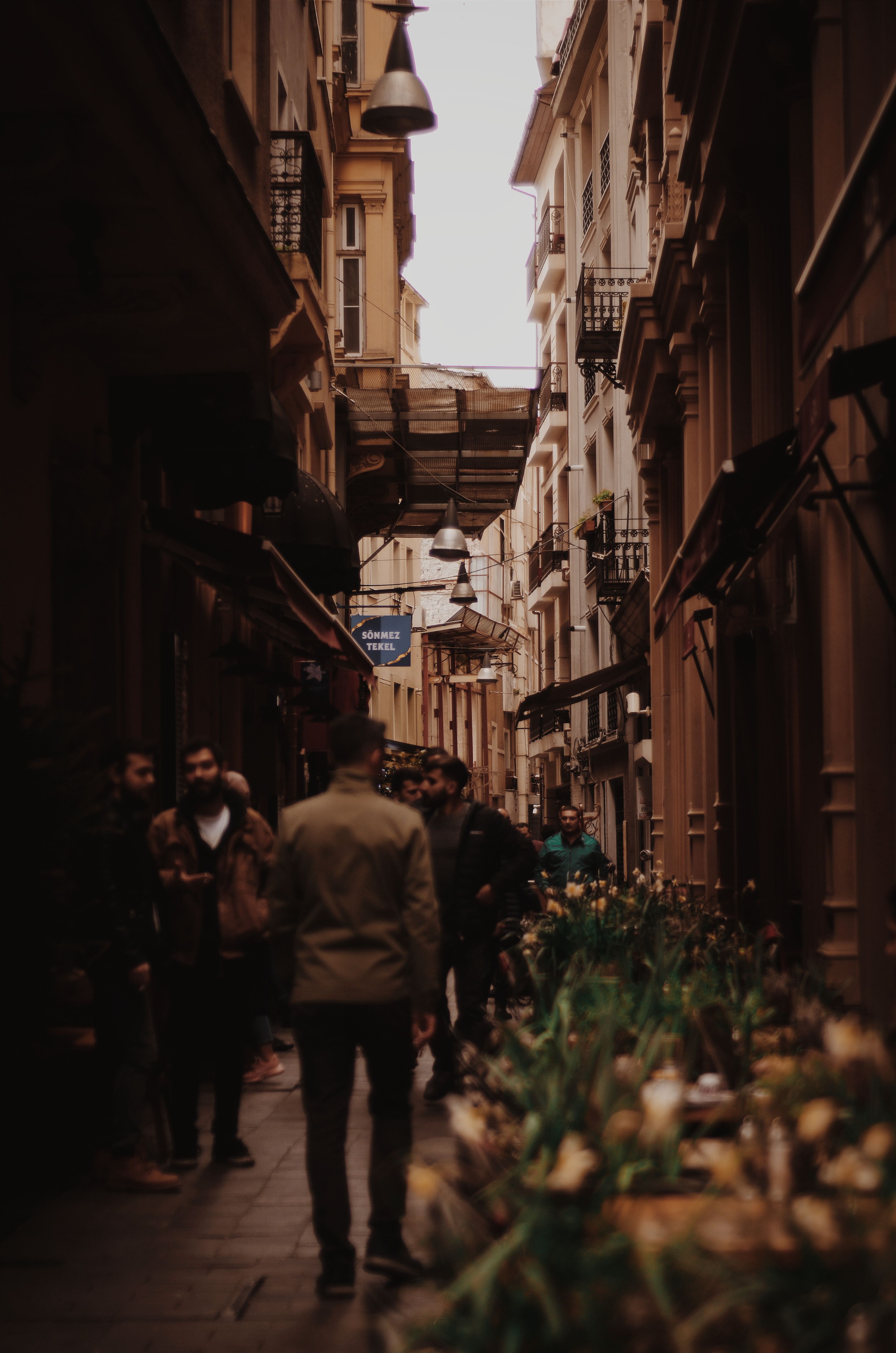 People Gathered Outside Buildings · Free Stock Photo