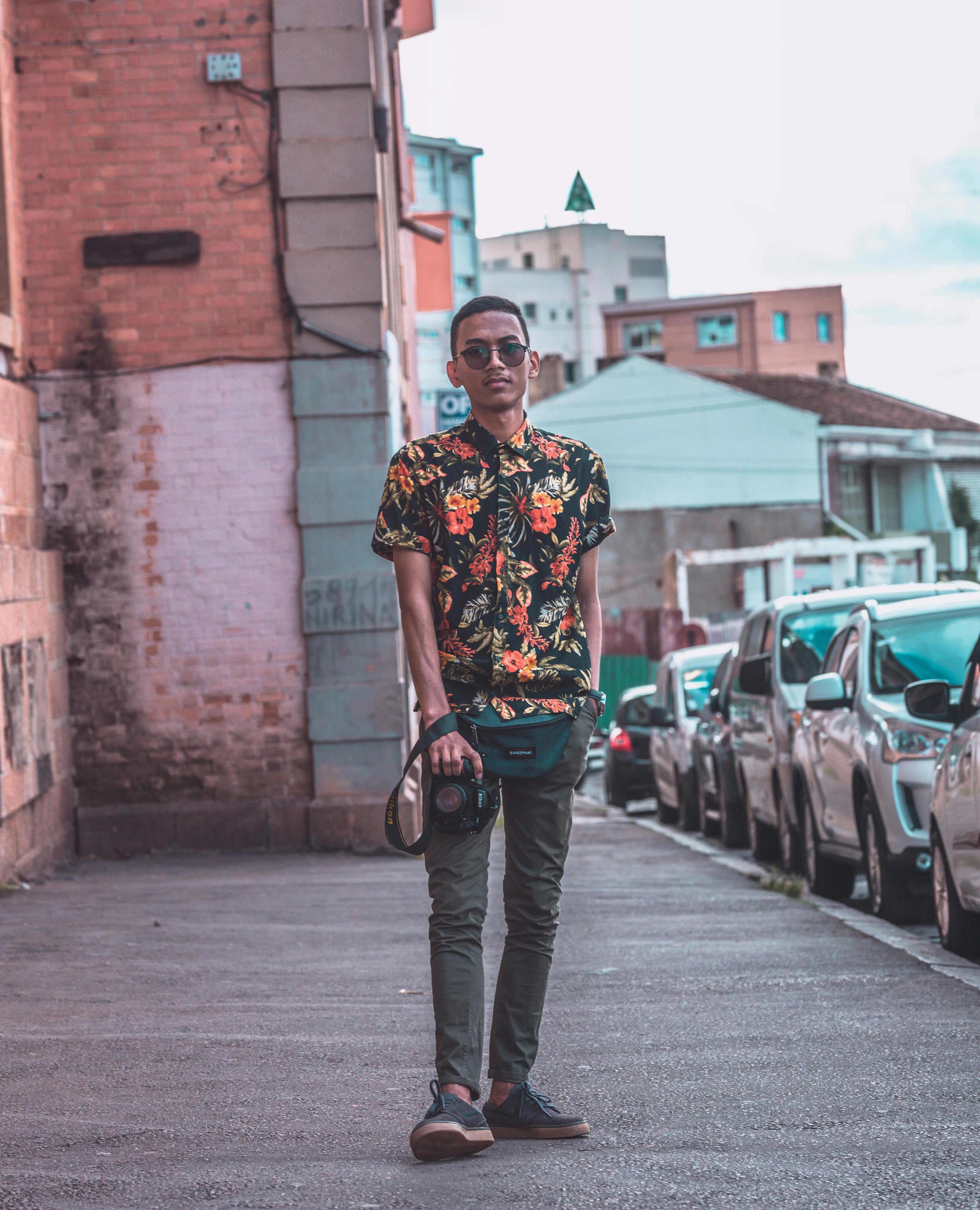 Man Standing Near Building · Free Stock Photo