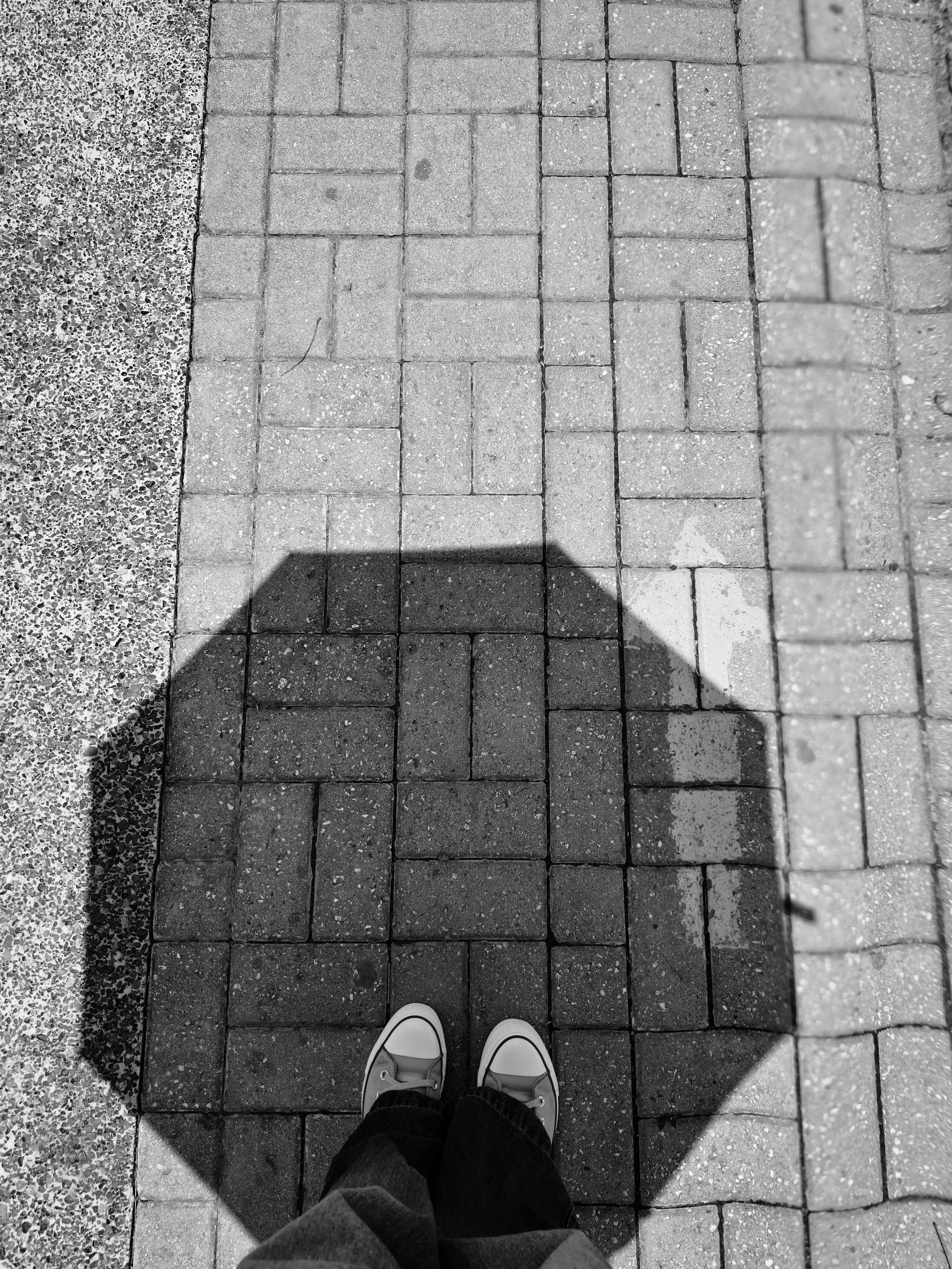 Person Standing in Shadow · Free Stock Photo