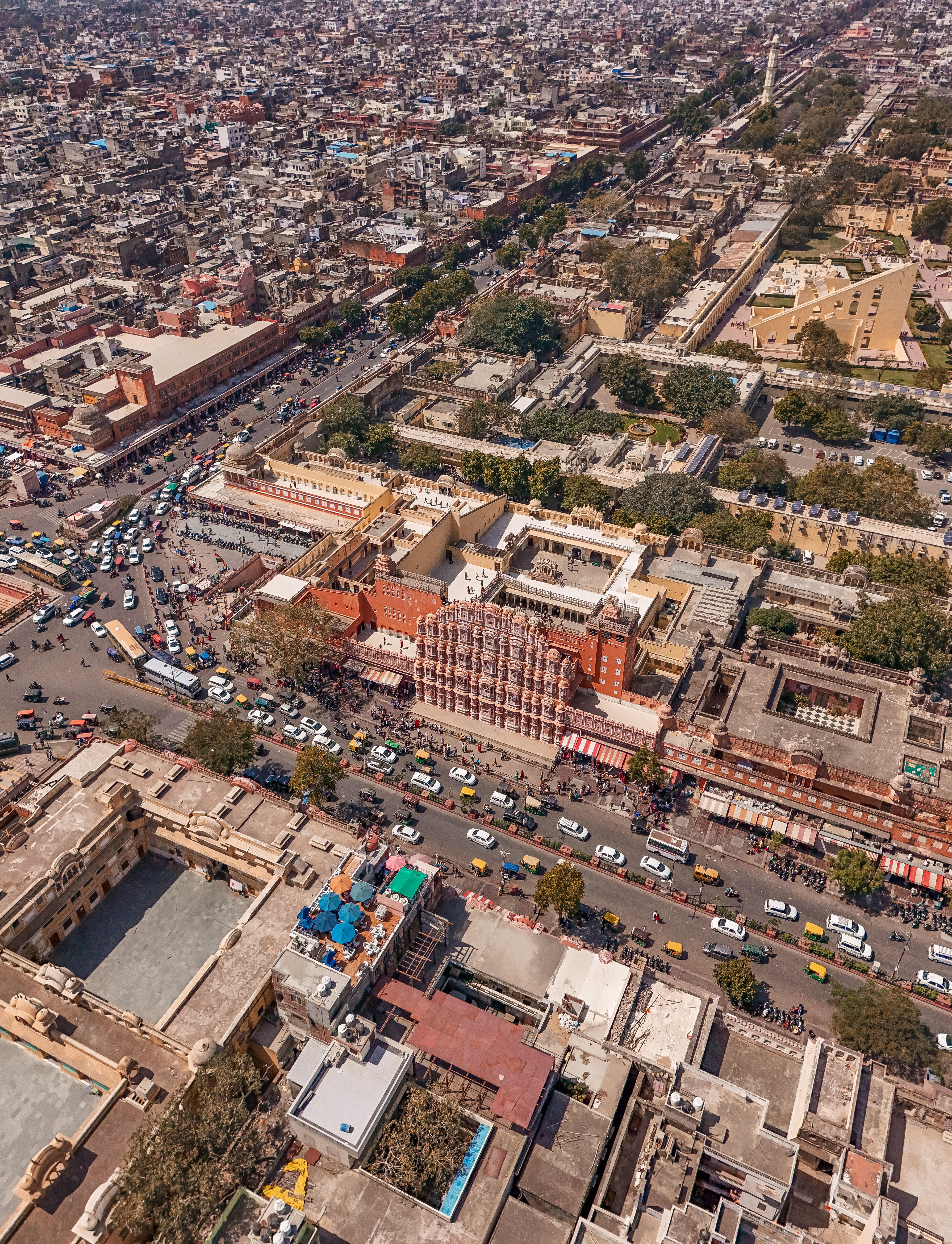 Birds Eye View of Jaipur City in India · Free Stock Photo