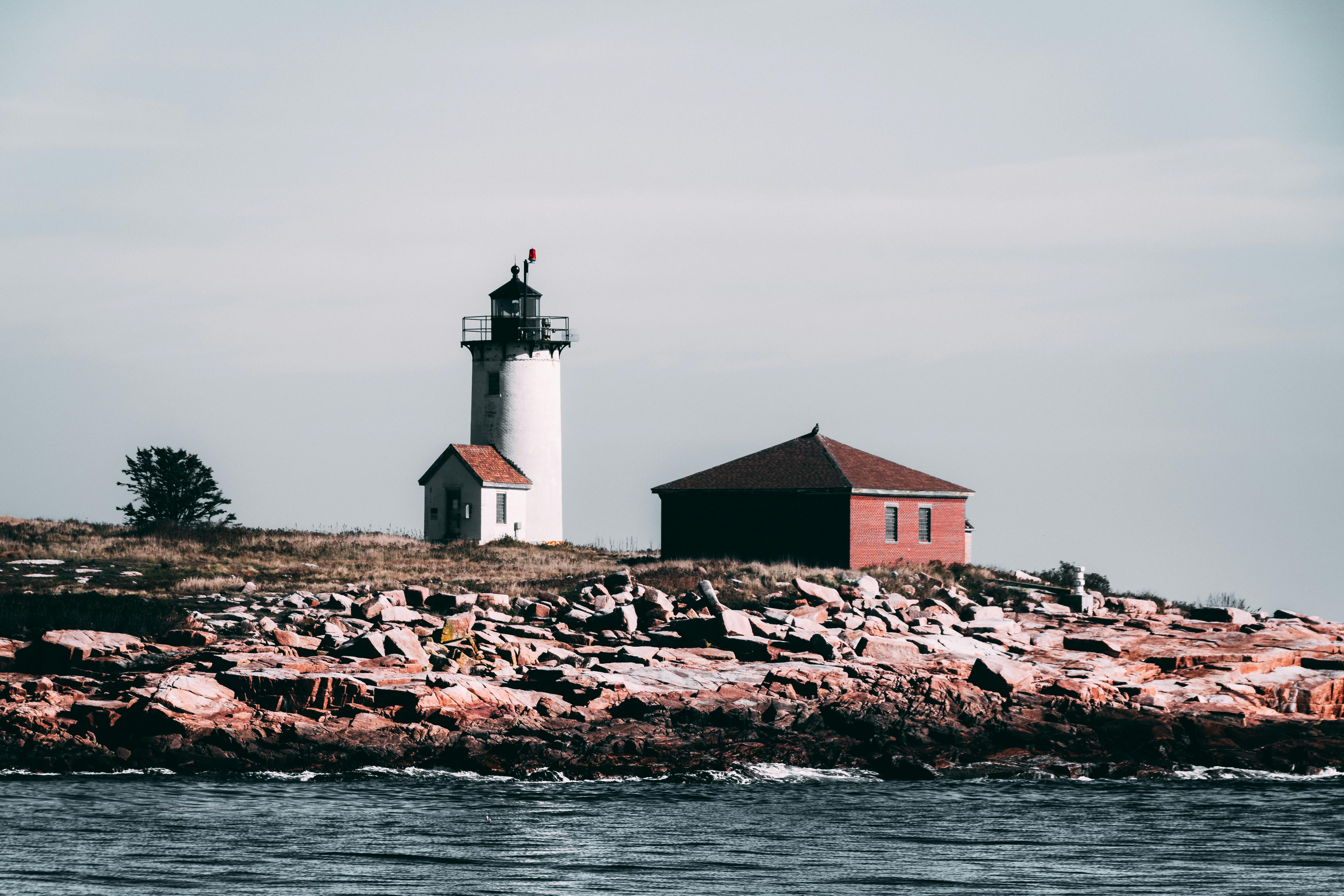 White Lighthouse · Free Stock Photo